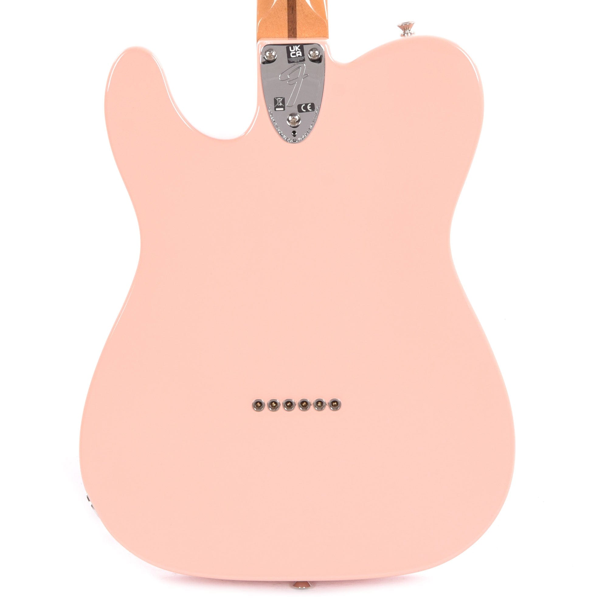 Fender Vintera '70s Telecaster Thinline Shell Pink w/4-Ply Aged Pearl ...