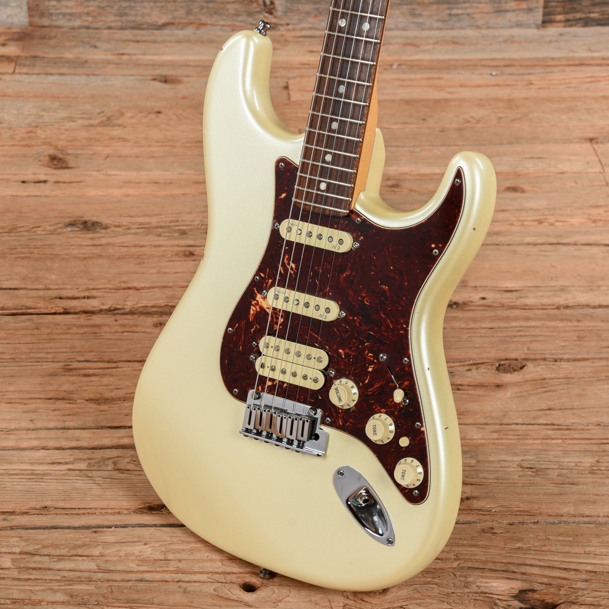 Fender American Deluxe Fat Stratocaster HSS Olympic Pearl 2013 ...