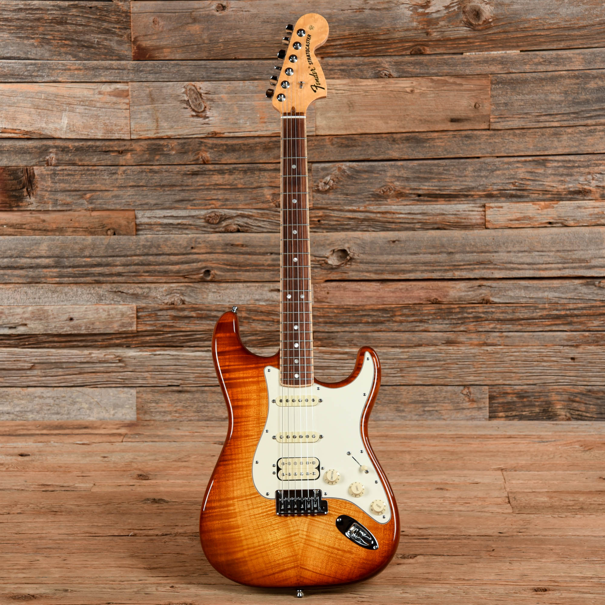 Fender American Select Stratocaster HSS Channel Bound Sunburst 2013 ...