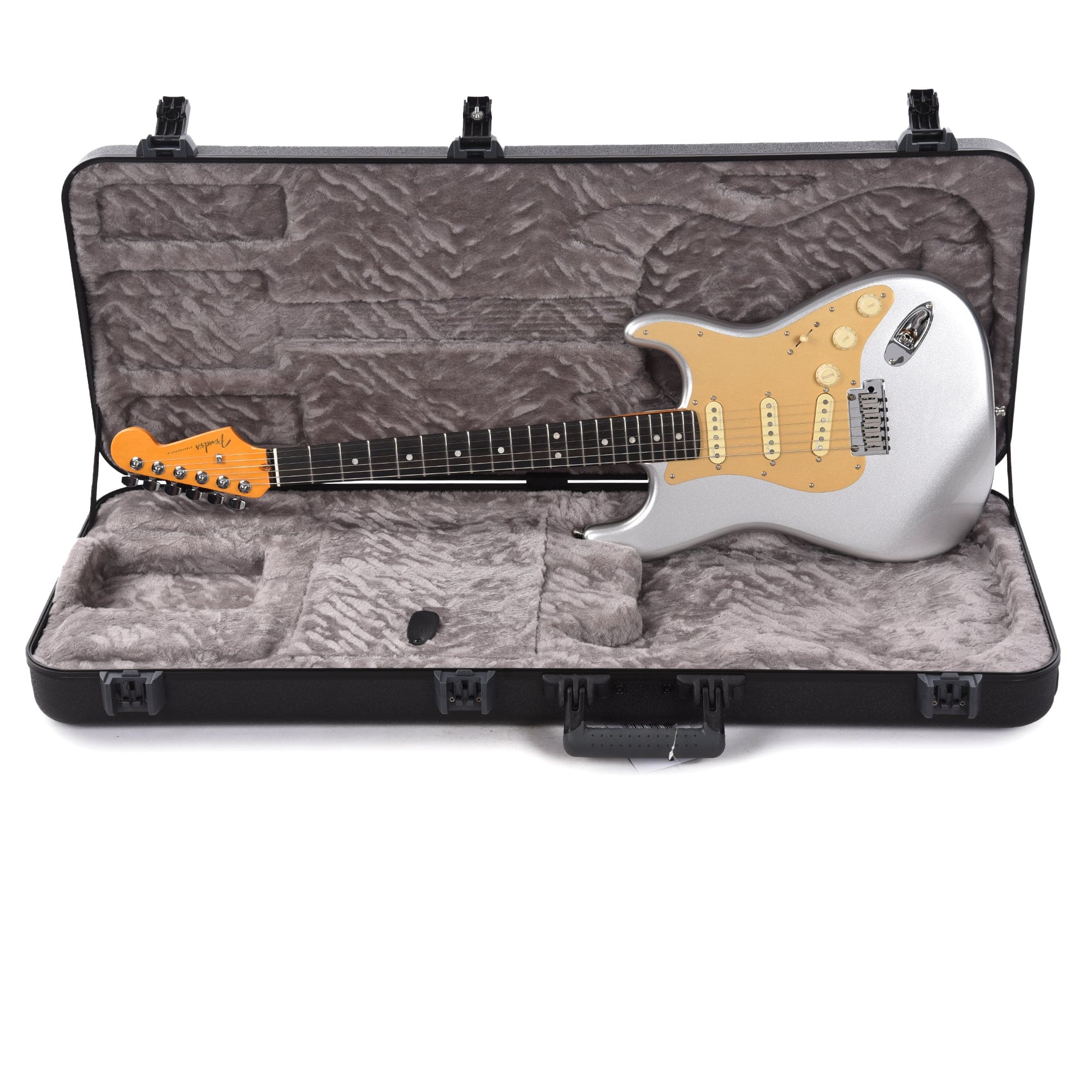 Fender American Ultra Stratocaster Quicksilver w/Ebony Fingerboard & A ...
