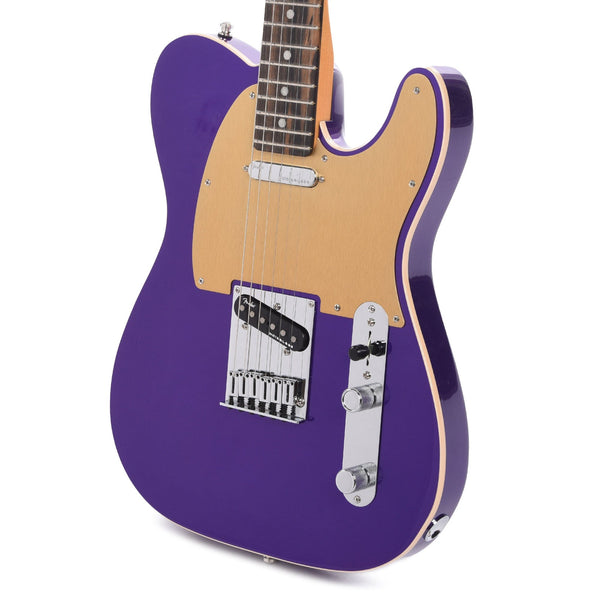 Fender American Ultra Telecaster Plum Metallic & Anodized Gold Pickgua ...
