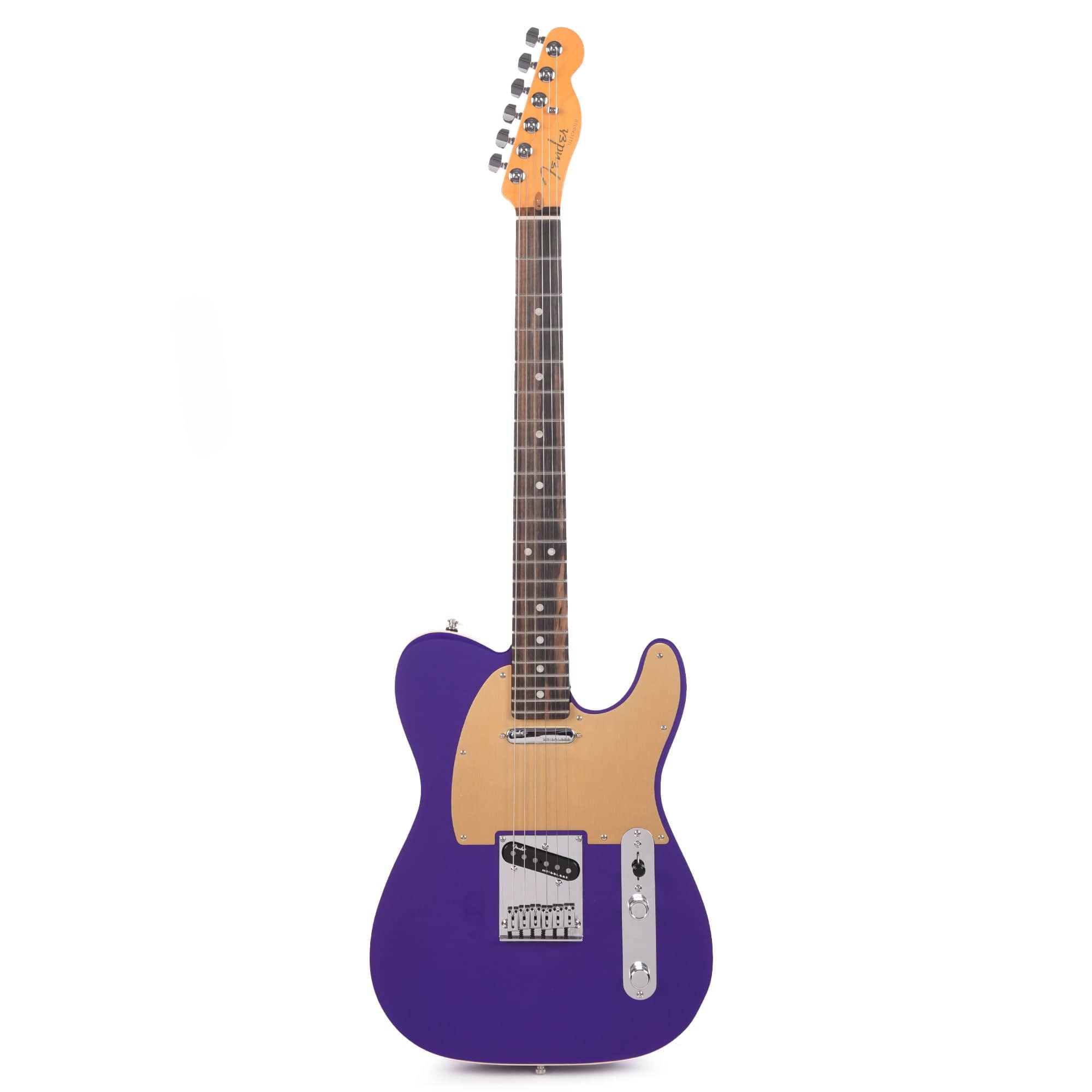 Fender American Ultra Telecaster Plum Metallic & Anodized Gold Pickgua ...