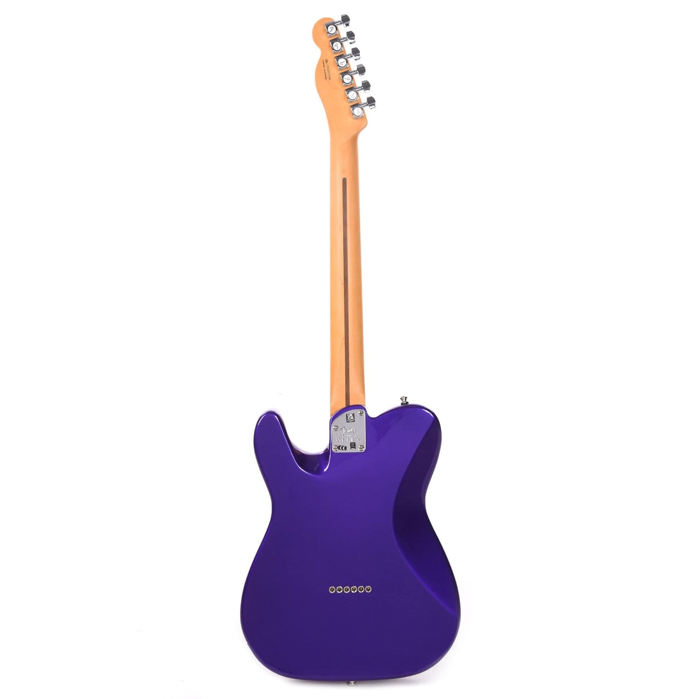 Fender American Ultra Telecaster Plum Metallic & Anodized Gold Pickgua ...