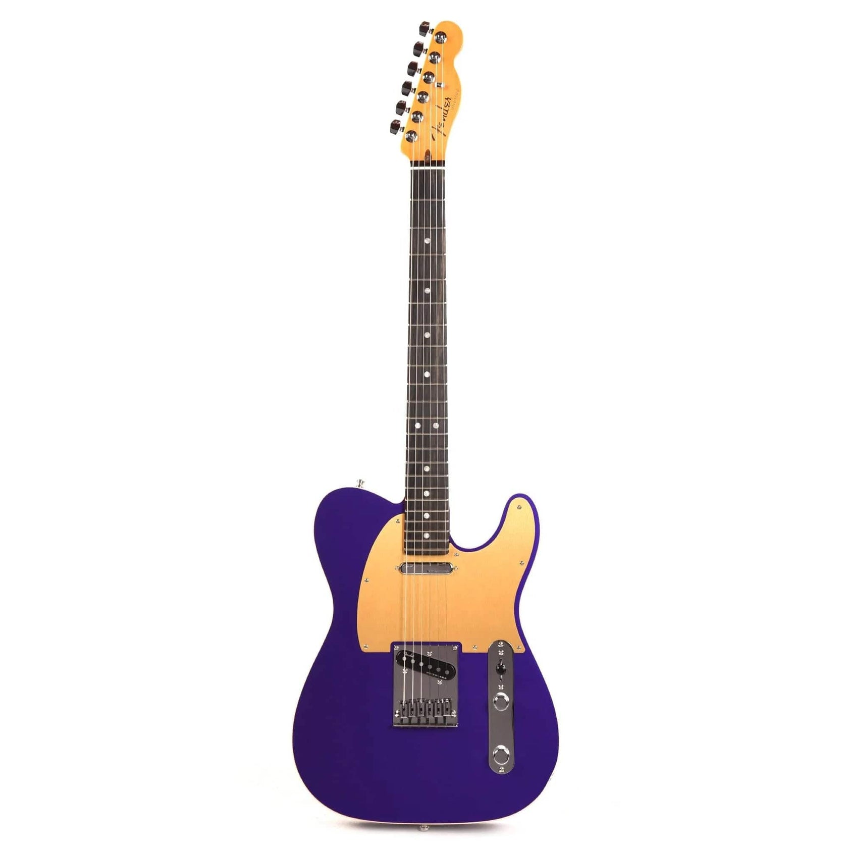 Fender American Ultra Telecaster Plum Metallic & Anodized Gold Pickgua ...