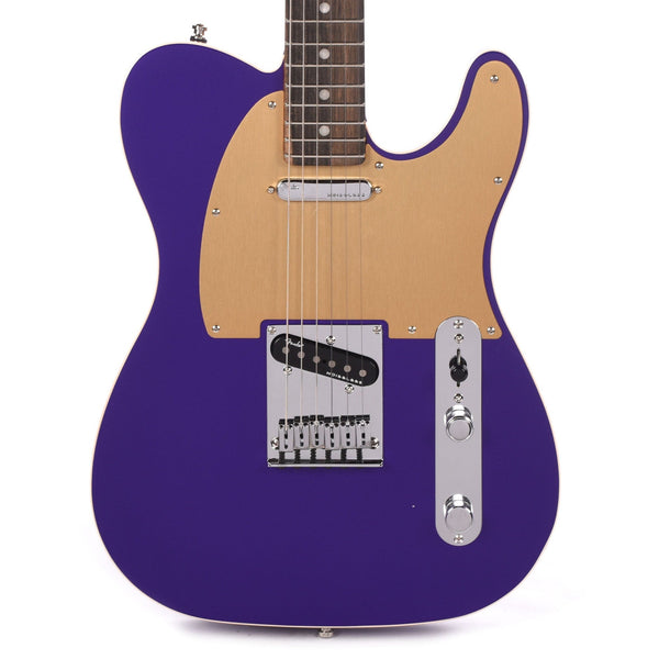 Fender American Ultra Telecaster Plum Metallic & Anodized Gold Pickgua ...