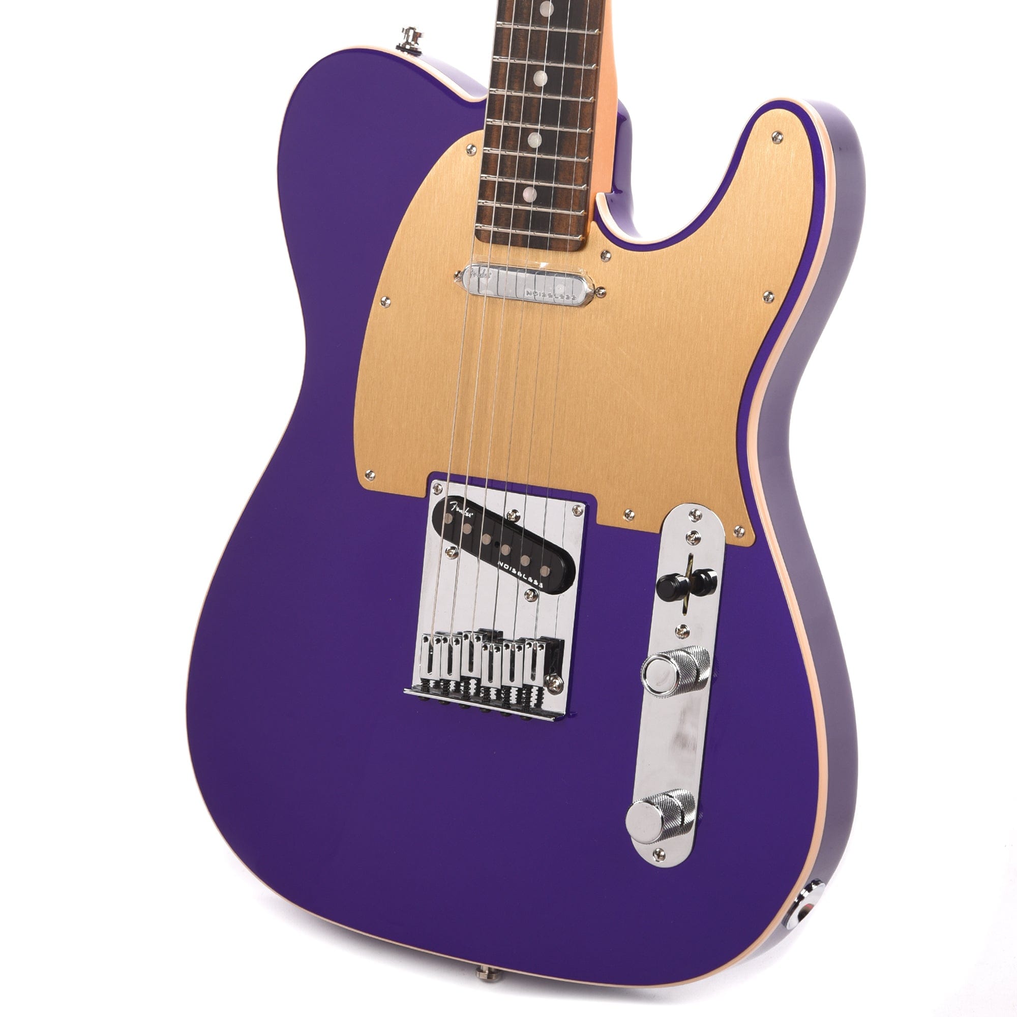 Fender American Ultra Telecaster Plum Metallic & Anodized Gold Pickgua ...