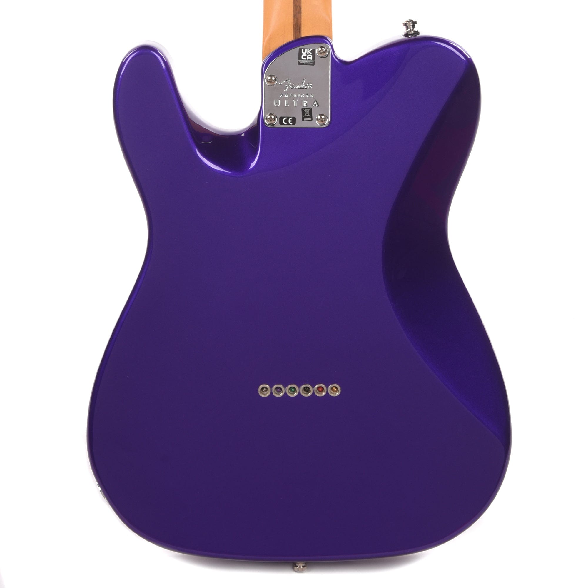 Fender American Ultra Telecaster Plum Metallic & Anodized Gold Pickgua ...