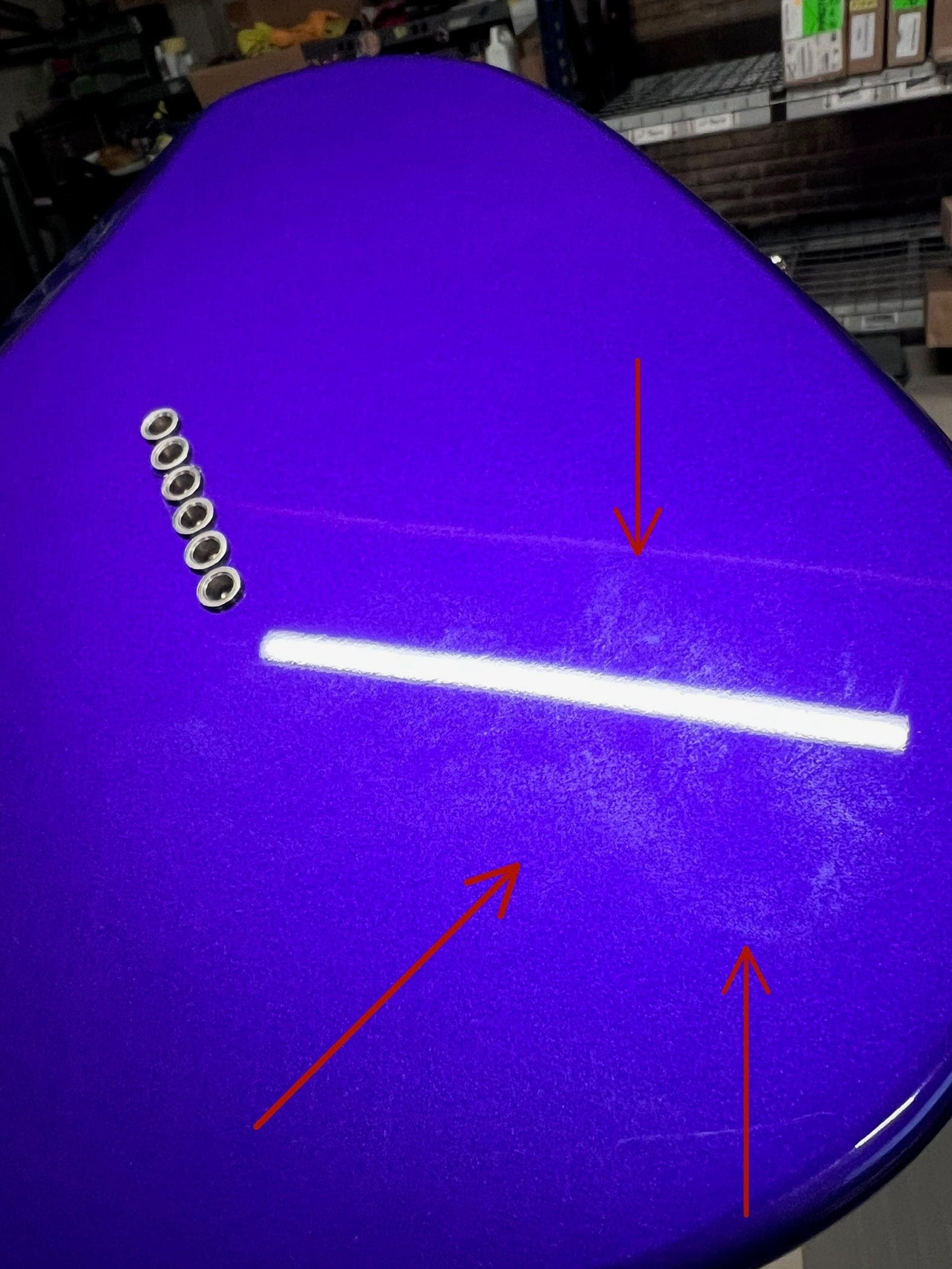 Fender American Ultra Telecaster Plum Metallic & Anodized Gold Pickgua ...