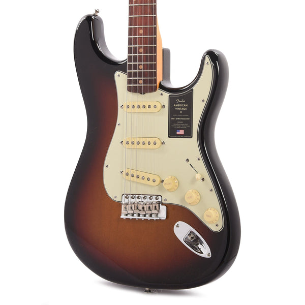 Fender American Vintage II 1961 Stratocaster 3-Color Sunburst – Chicago ...