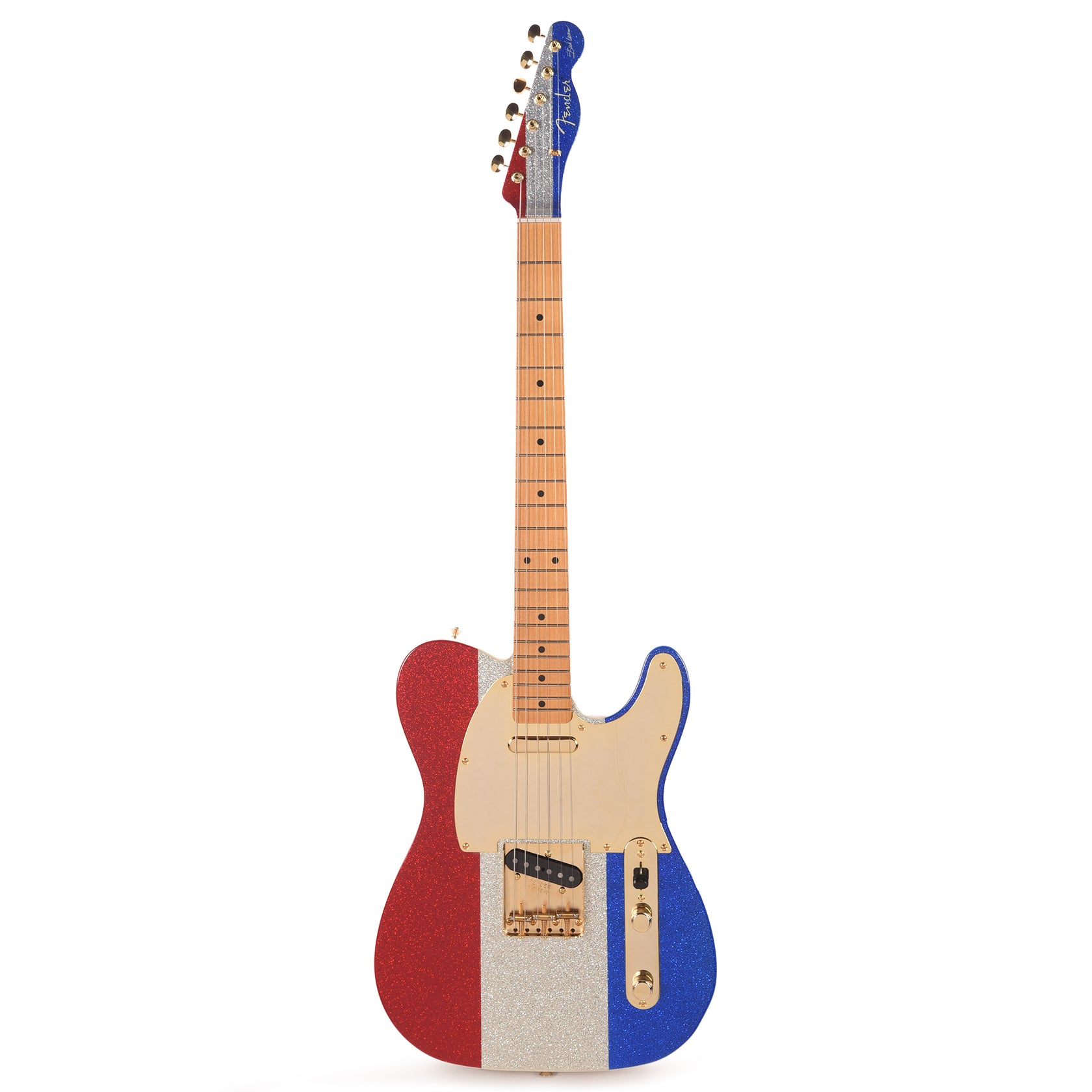Fender Artist Limited Edition Buck Owens Telecaster Red, Silver and Bl ...