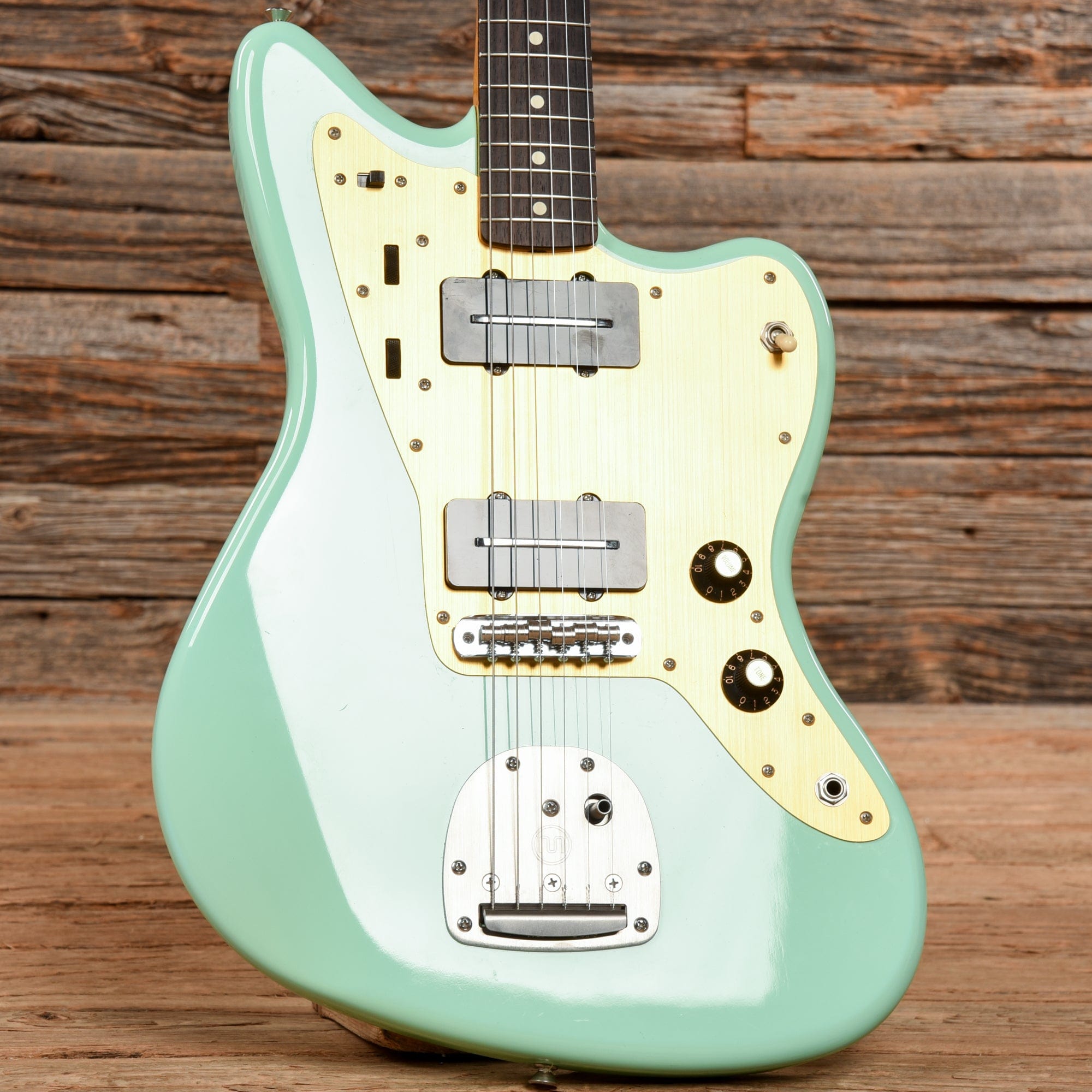 Fender Classic '60s Jazzmaster Lacquer Surf Green 2014 – Chicago Music ...