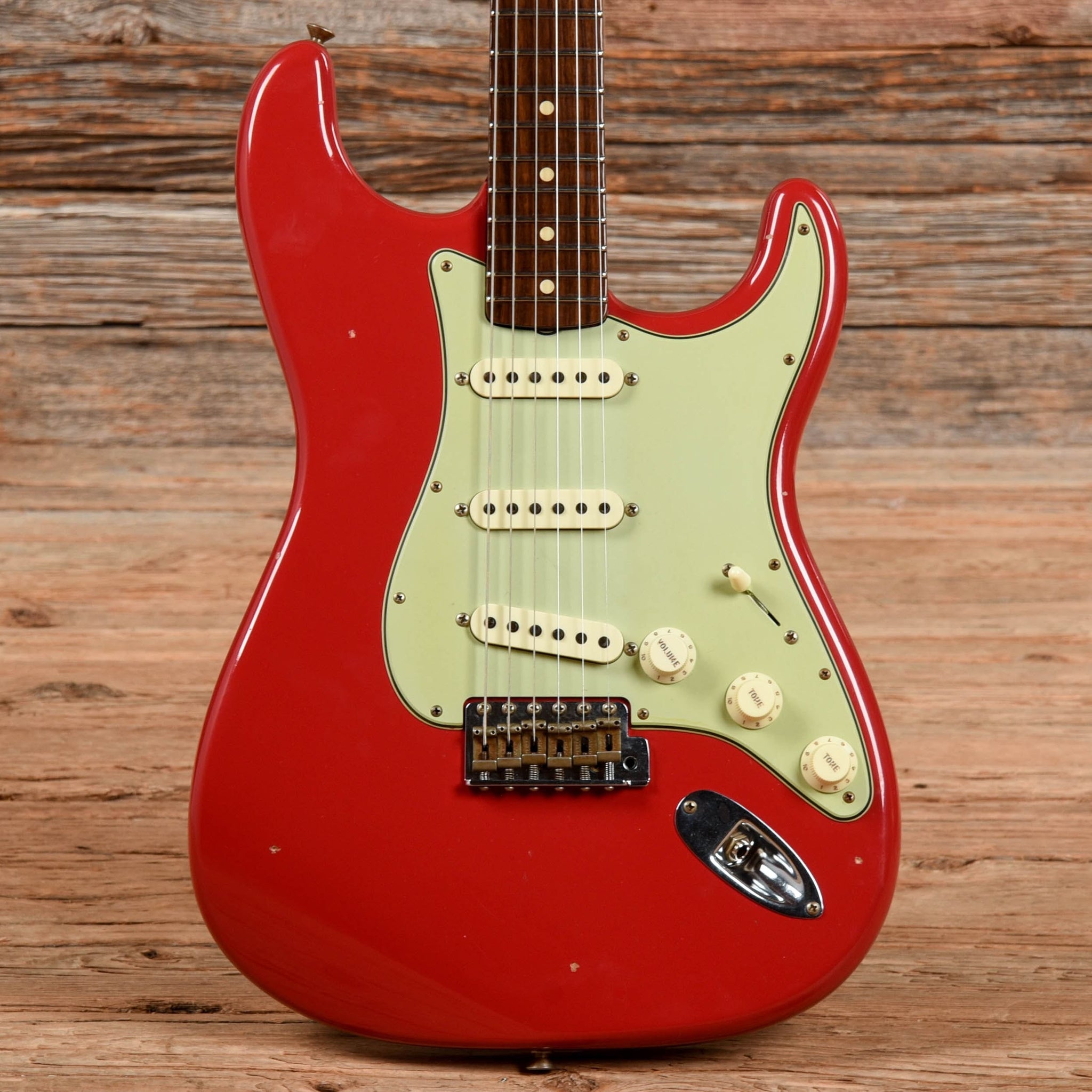 Fender Custom 63 Stratocaster w/ Rosewood Neck Journeyman Relic Fiesta ...