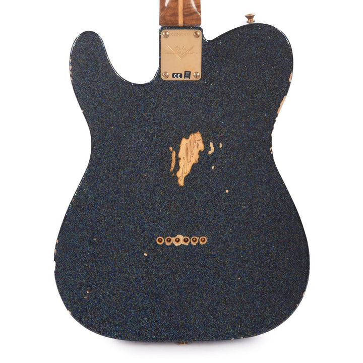 Fender Custom Shop 1950s Telecaster Relic Aged Black Holoflake w/Roast ...