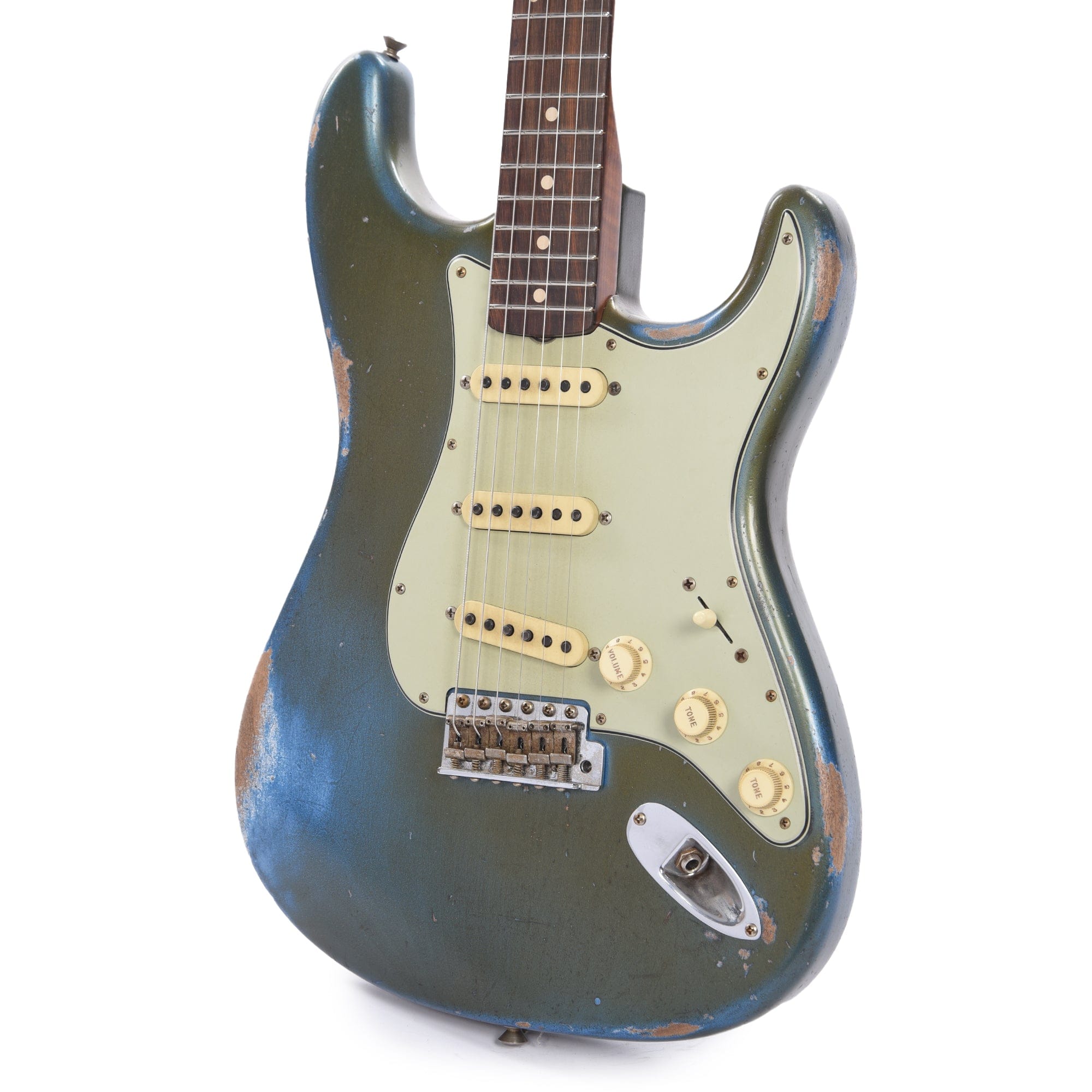 Fender Custom Shop 1959 Stratocaster Heavy Relic Aged Lake Placid Blue ...