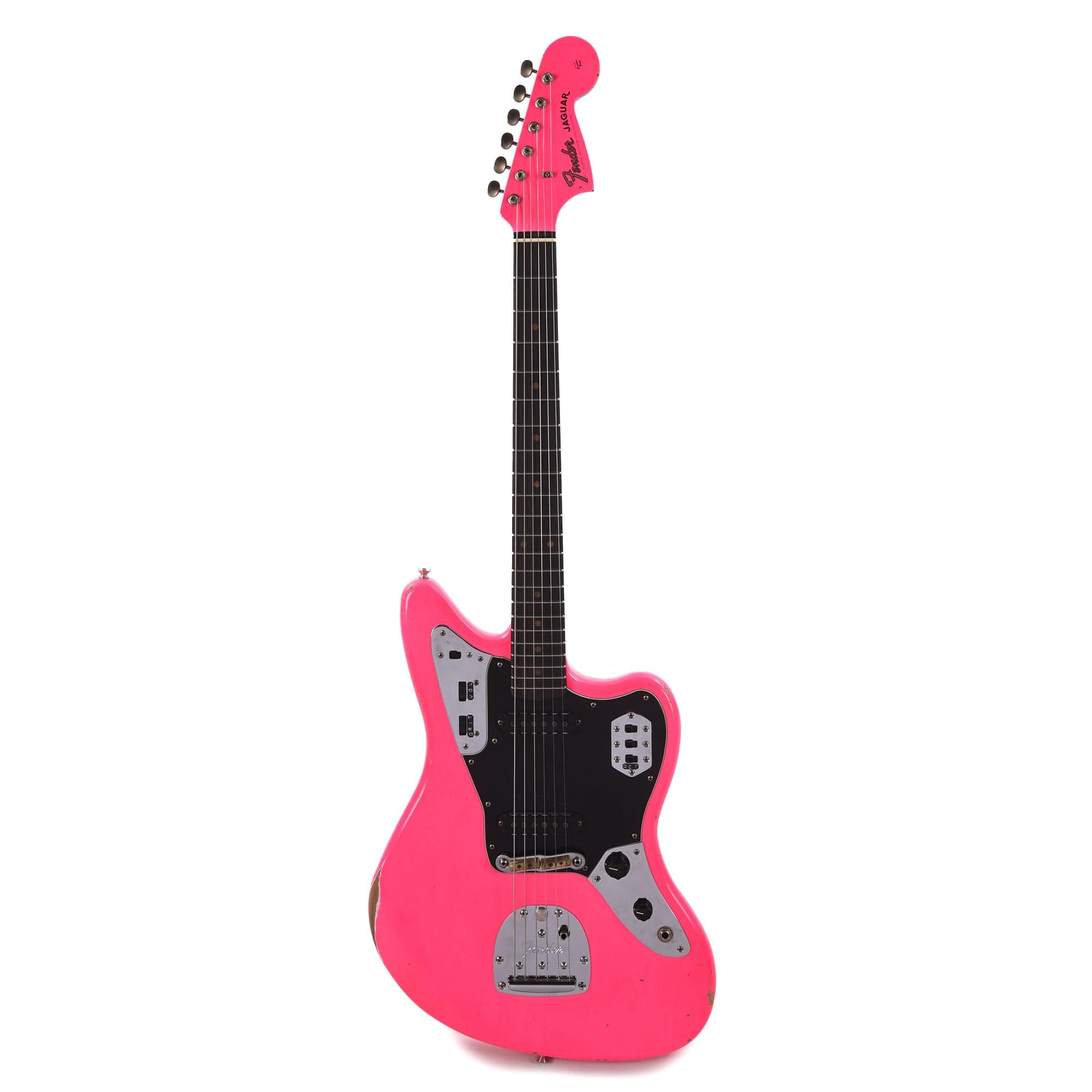 Fender Custom Shop 1962 Jaguar Relic Neon Pink Master Built by Levi Pe ...