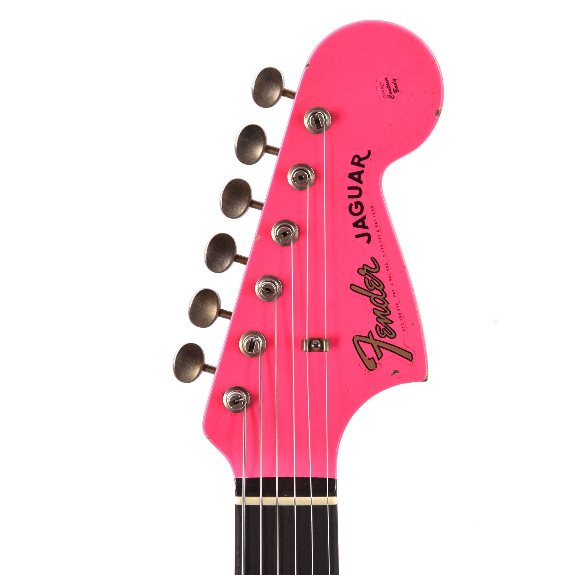 Fender Custom Shop 1962 Jaguar Relic Neon Pink Master Built by Levi Pe ...