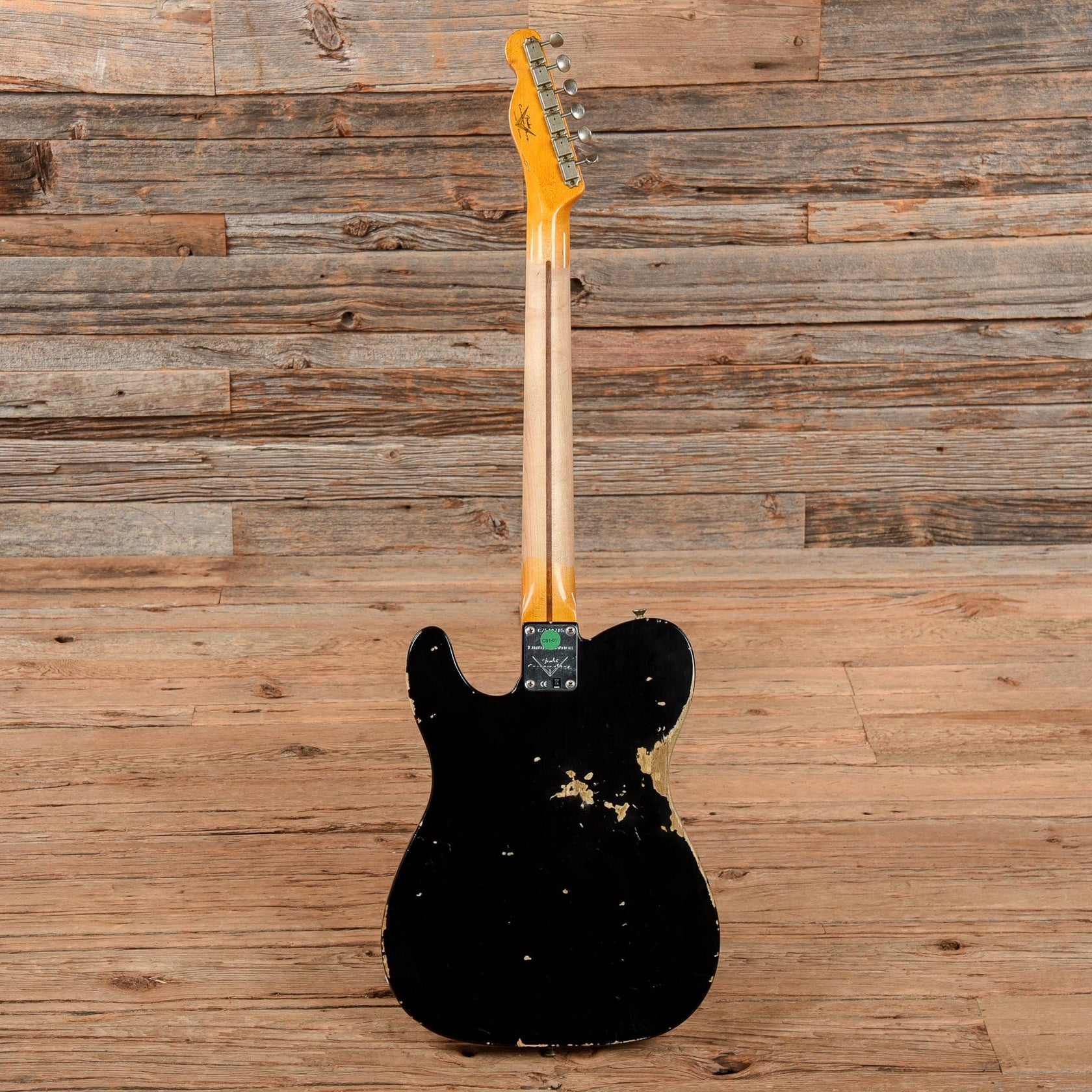 Fender Custom Shop 50's Vibra Tele Heavy Relic Black 2019 – Chicago ...