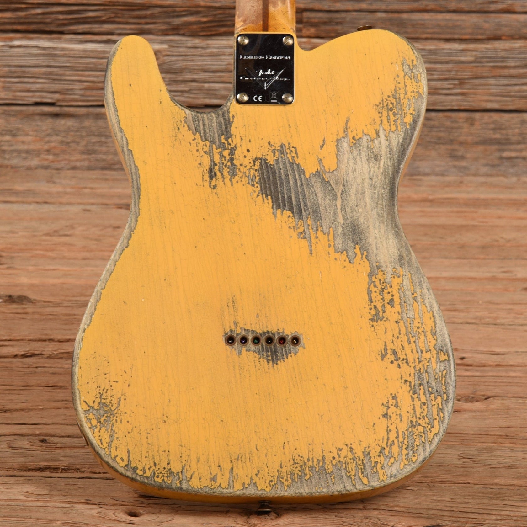 Fender Custom Shop 50s Pine Esquire Super Heavy Relic Butterscotch Blo ...