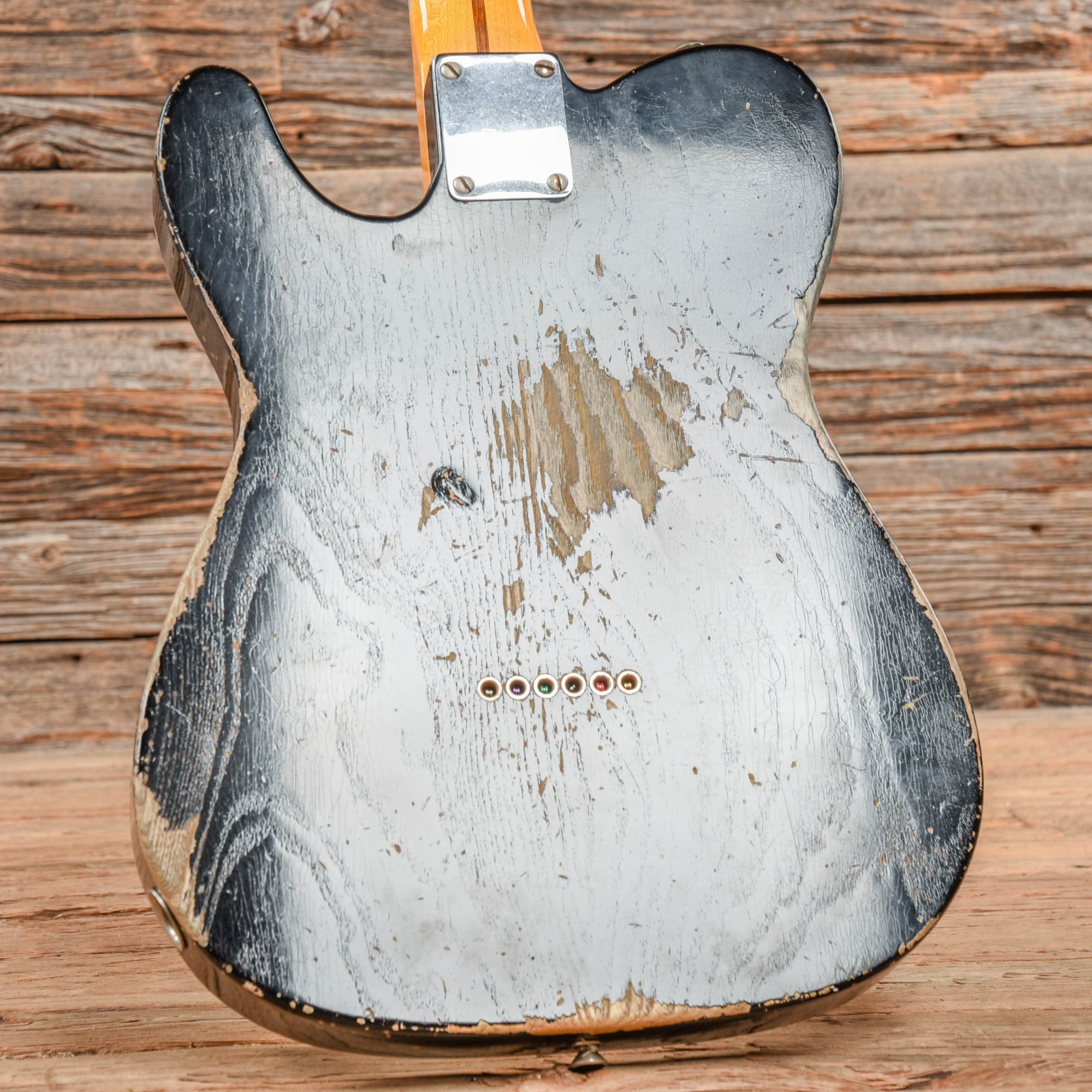Fender Custom Shop 52 Telecaster Relic Black 2015 – Chicago Music Exchange