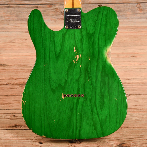 Fender Custom Shop '52 Telecaster Relic Emerald Green Transparent 2020 ...