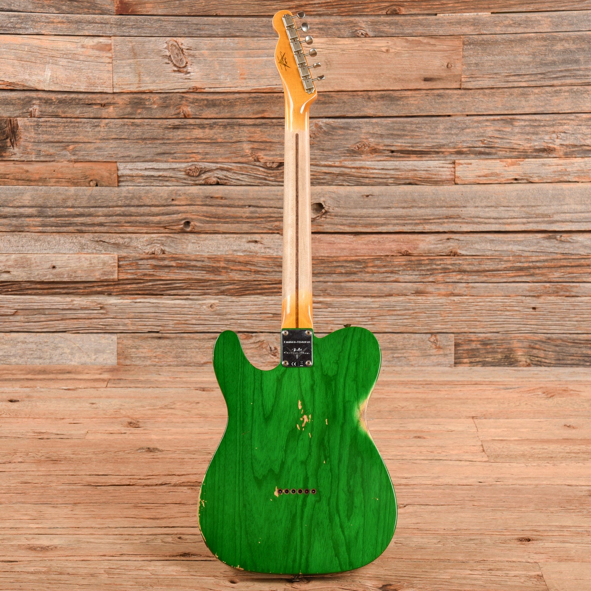 Fender Custom Shop '52 Telecaster Relic Emerald Green Transparent 2020 ...