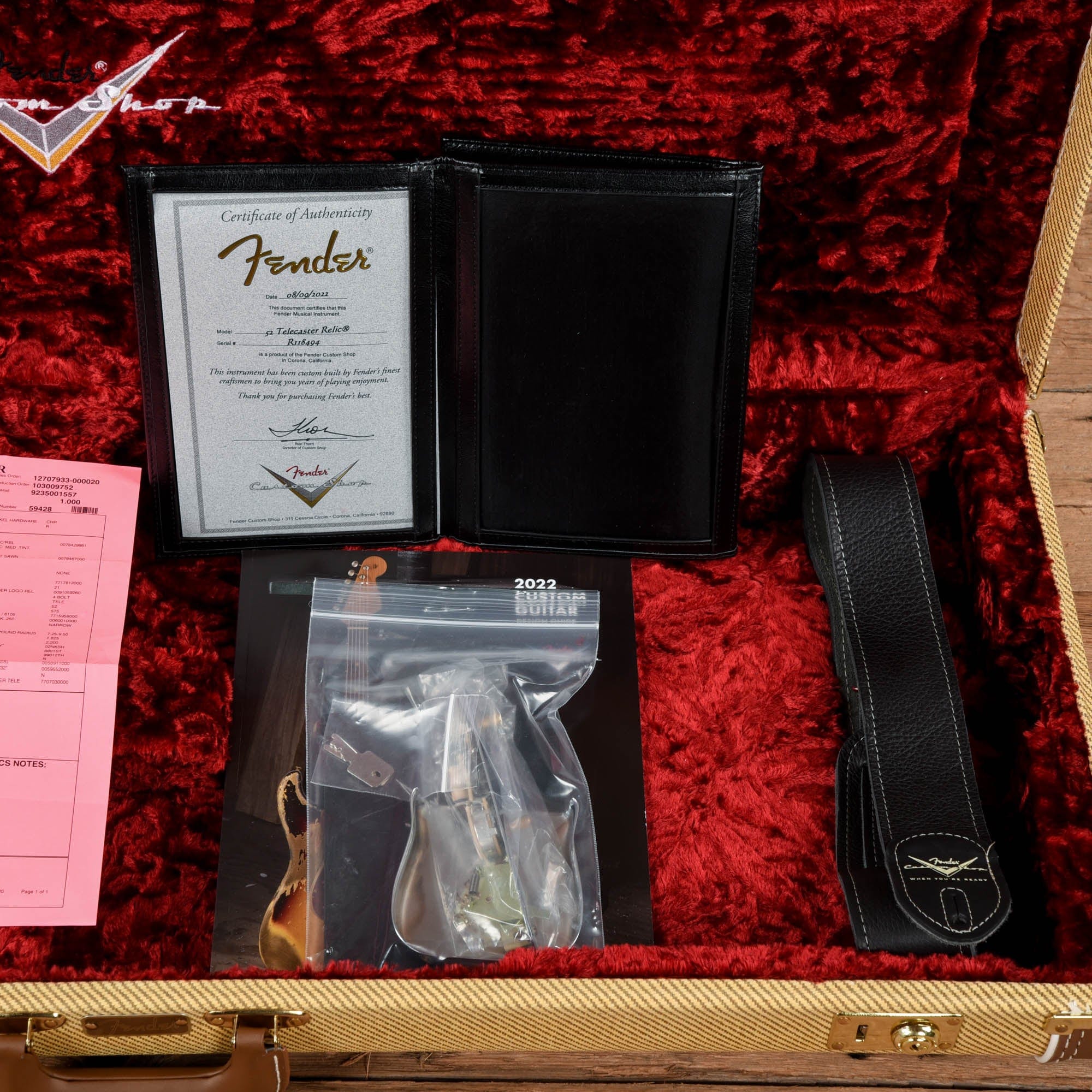 Fender Custom Shop 52 Telecaster Relic Nocaster Blonde 2022 – Chicago ...