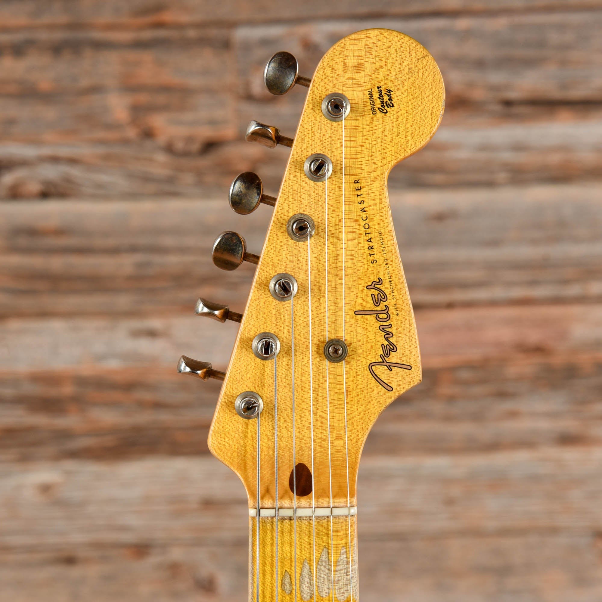 Fender Custom Shop '54 Stratocaster Heavy Relic Aged White Blonde 2015 ...