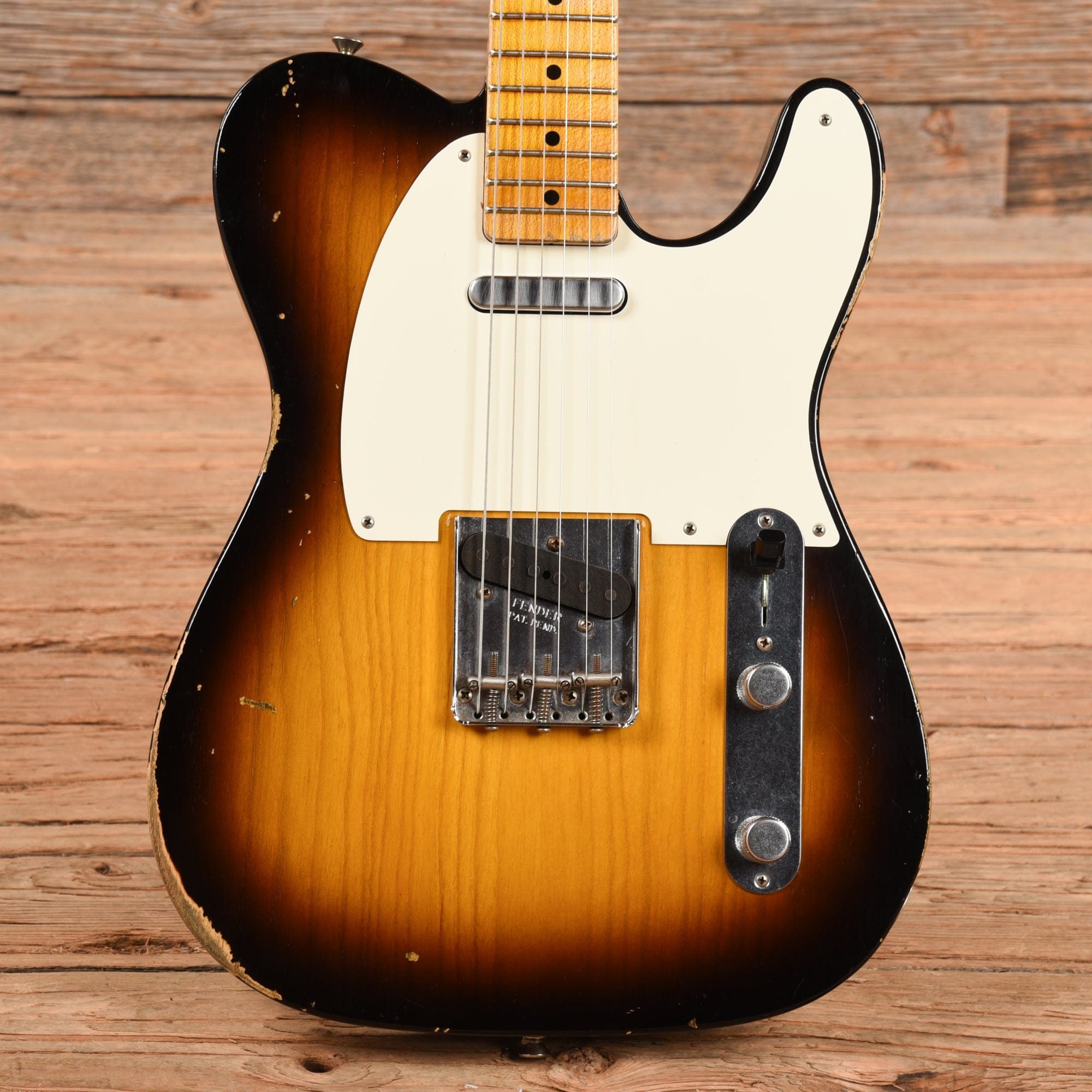 Fender Custom Shop '55 Esquire Relic Sunburst 2015 – Chicago Music Exchange
