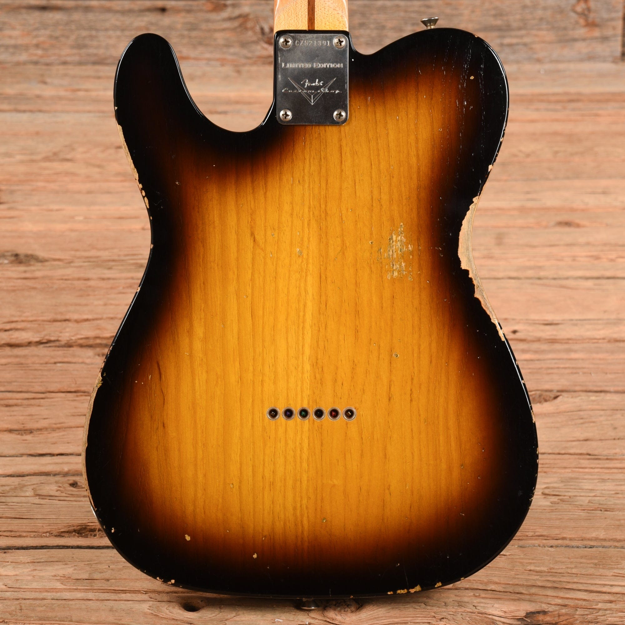 Fender Custom Shop '55 Esquire Relic Sunburst 2015 – Chicago Music Exchange