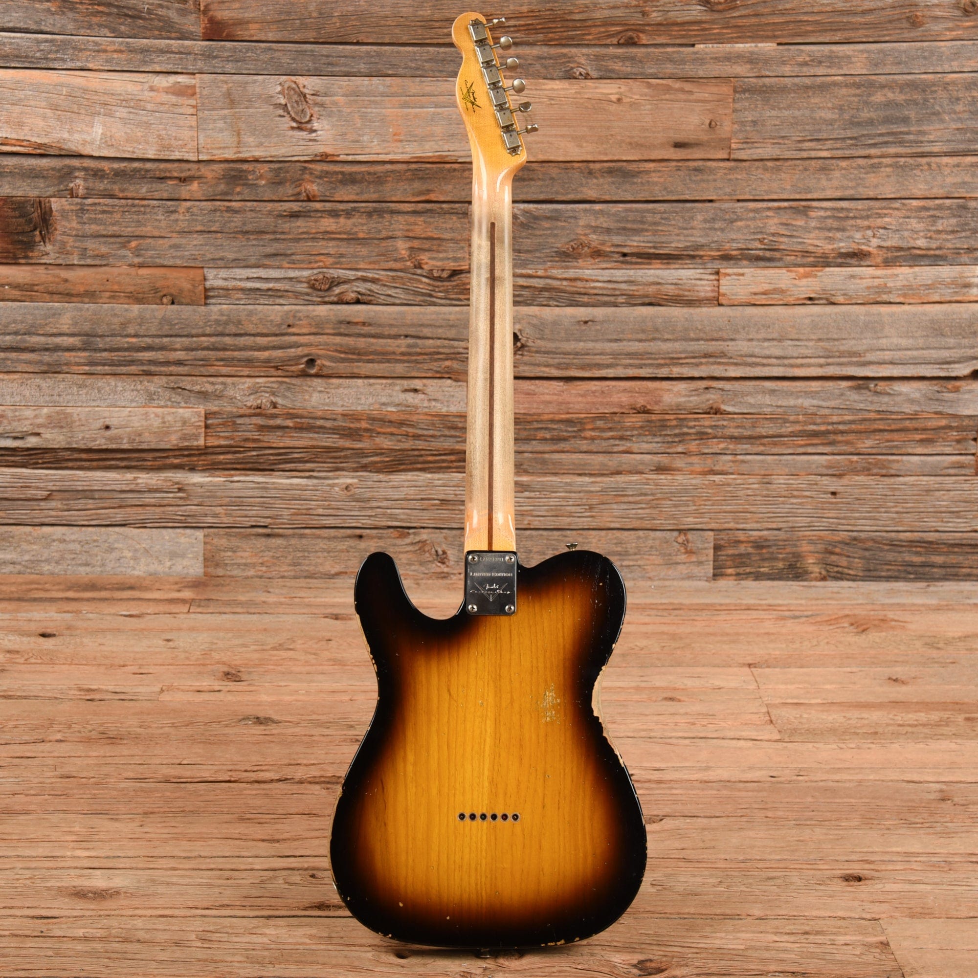 Fender Custom Shop '55 Esquire Relic Sunburst 2015 – Chicago Music Exchange
