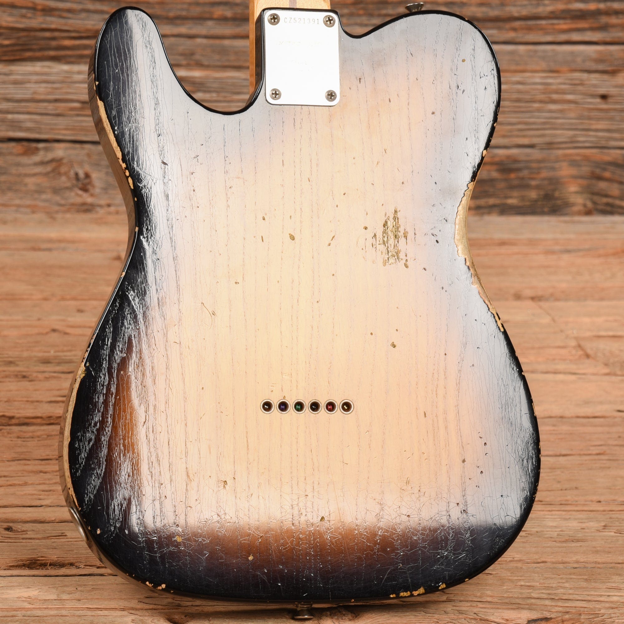 Fender Custom Shop '55 Esquire Relic Sunburst 2015 – Chicago Music Exchange