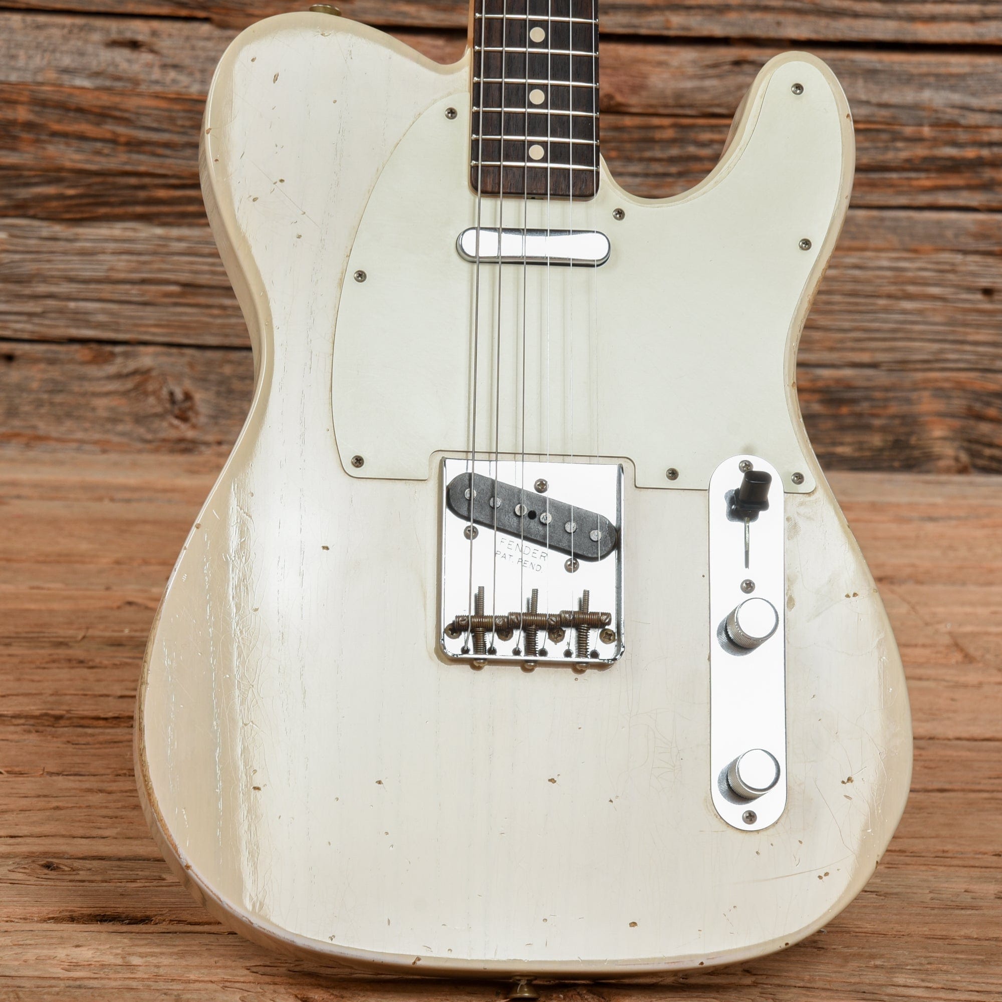Fender Custom Shop '59 Telecaster Ash Journeyman Relic Aged White Blon ...