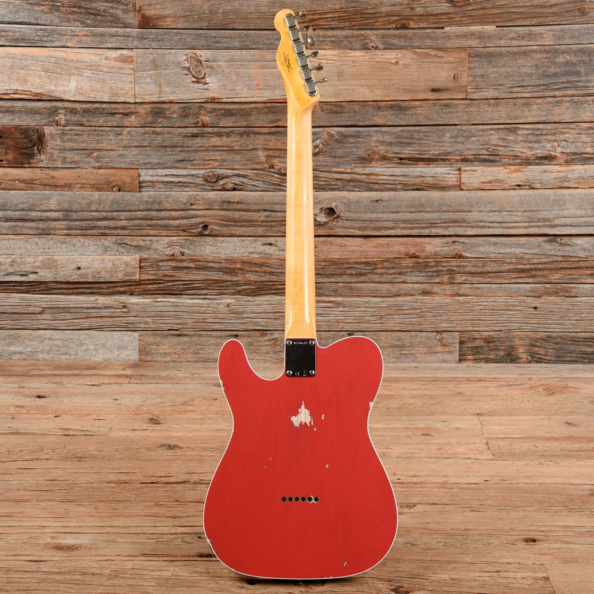 Fender Custom Shop '60 Custom Telecaster Relic Aged Fiesta Red ...