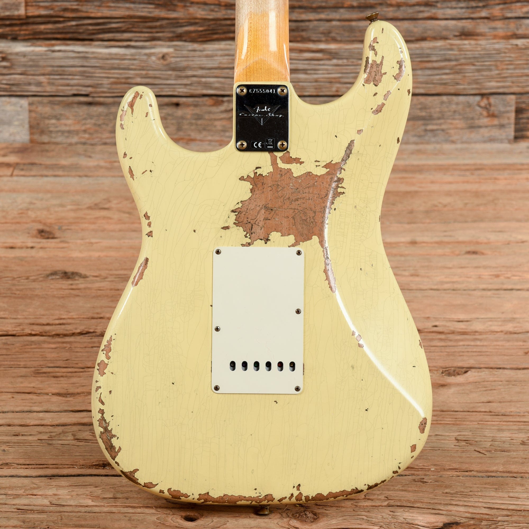 Fender Custom Shop '67 Stratocaster Heavy Relic Aged White Blonde 2021 – Chicago Music Exchange