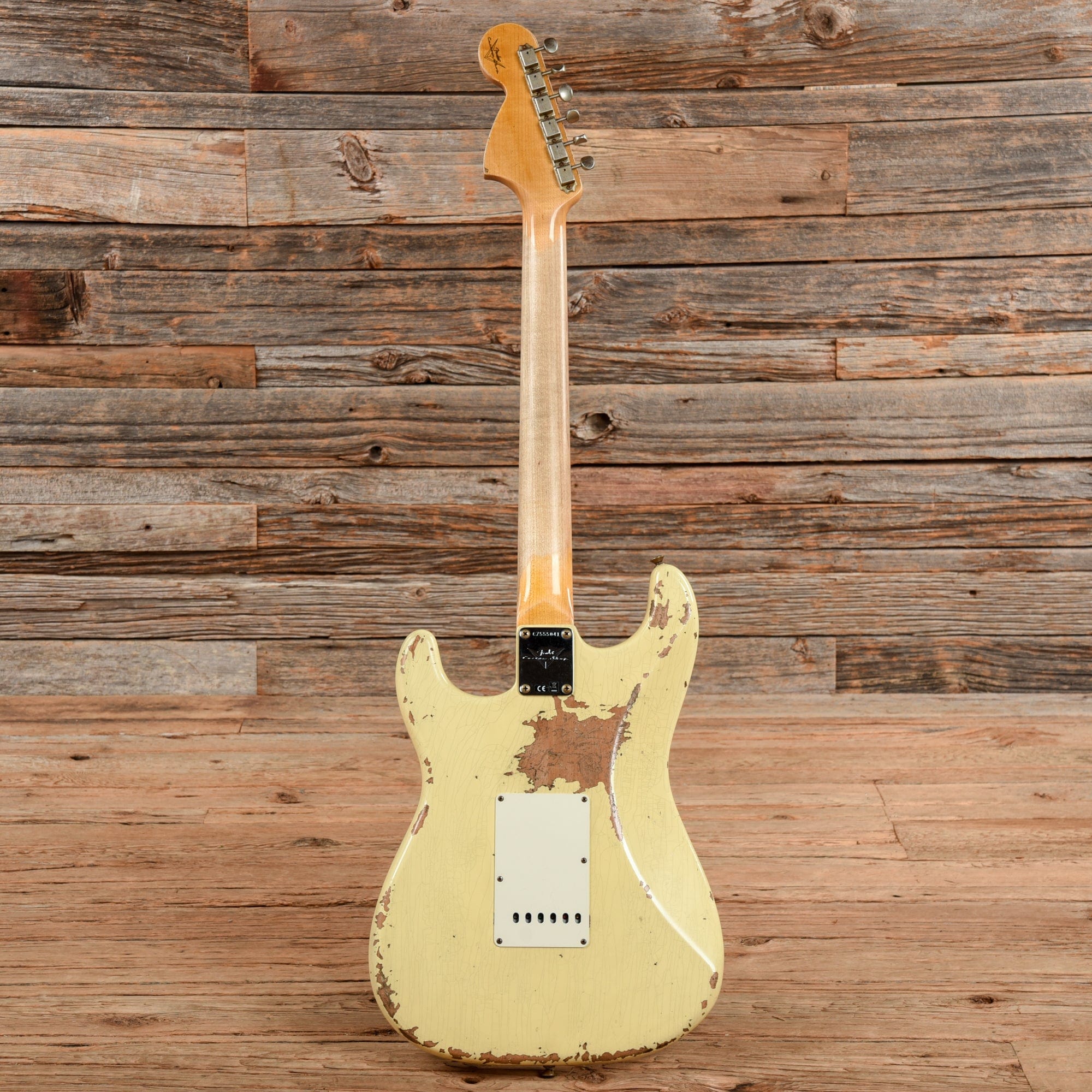 Fender Custom Shop '67 Stratocaster Heavy Relic Aged White Blonde 2021 – Chicago Music Exchange