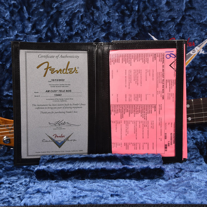 Fender Custom Shop American Custom Telecaster Violin Burst – Chicago ...