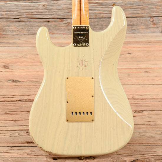 Fender Custom Shop Bone Tone '55 Stratocaster Relic Aged Honey Blonde ...