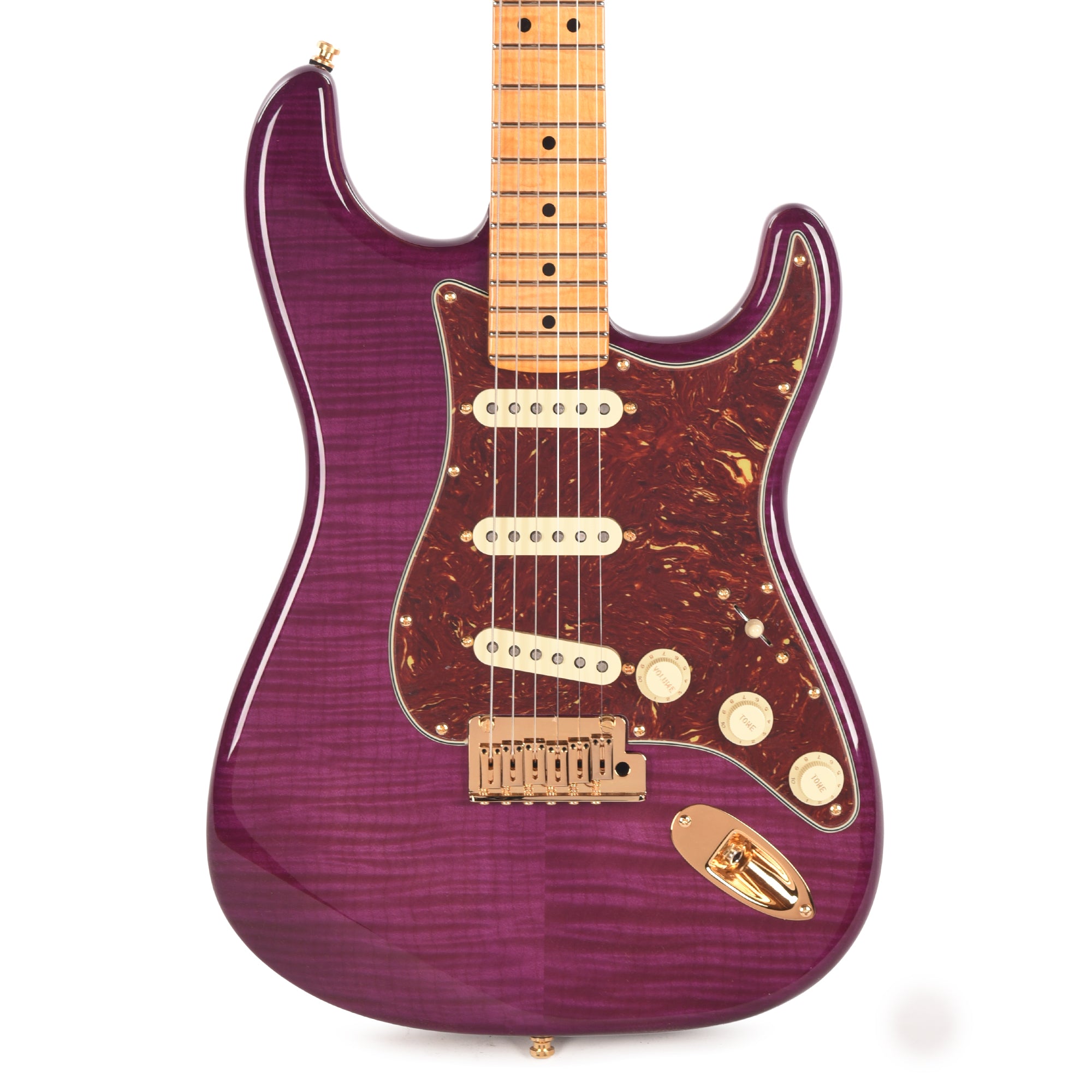 Fender Custom Shop Custom Deluxe Stratocaster NOS AAA Flame Maple Top ...