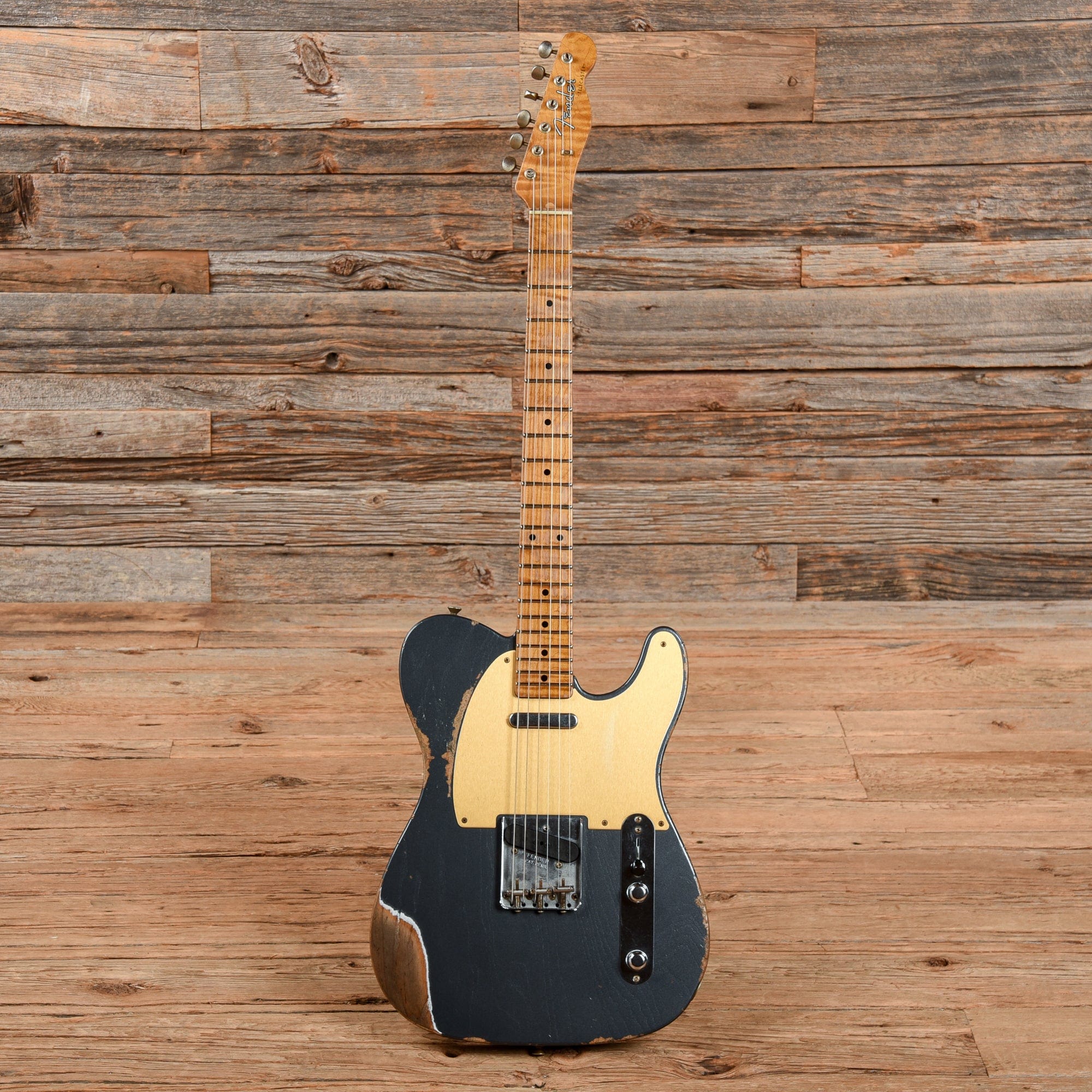 Fender Custom Shop "Eddie's Guitars" 57 Telecaster Relic Charcoal Fros ...