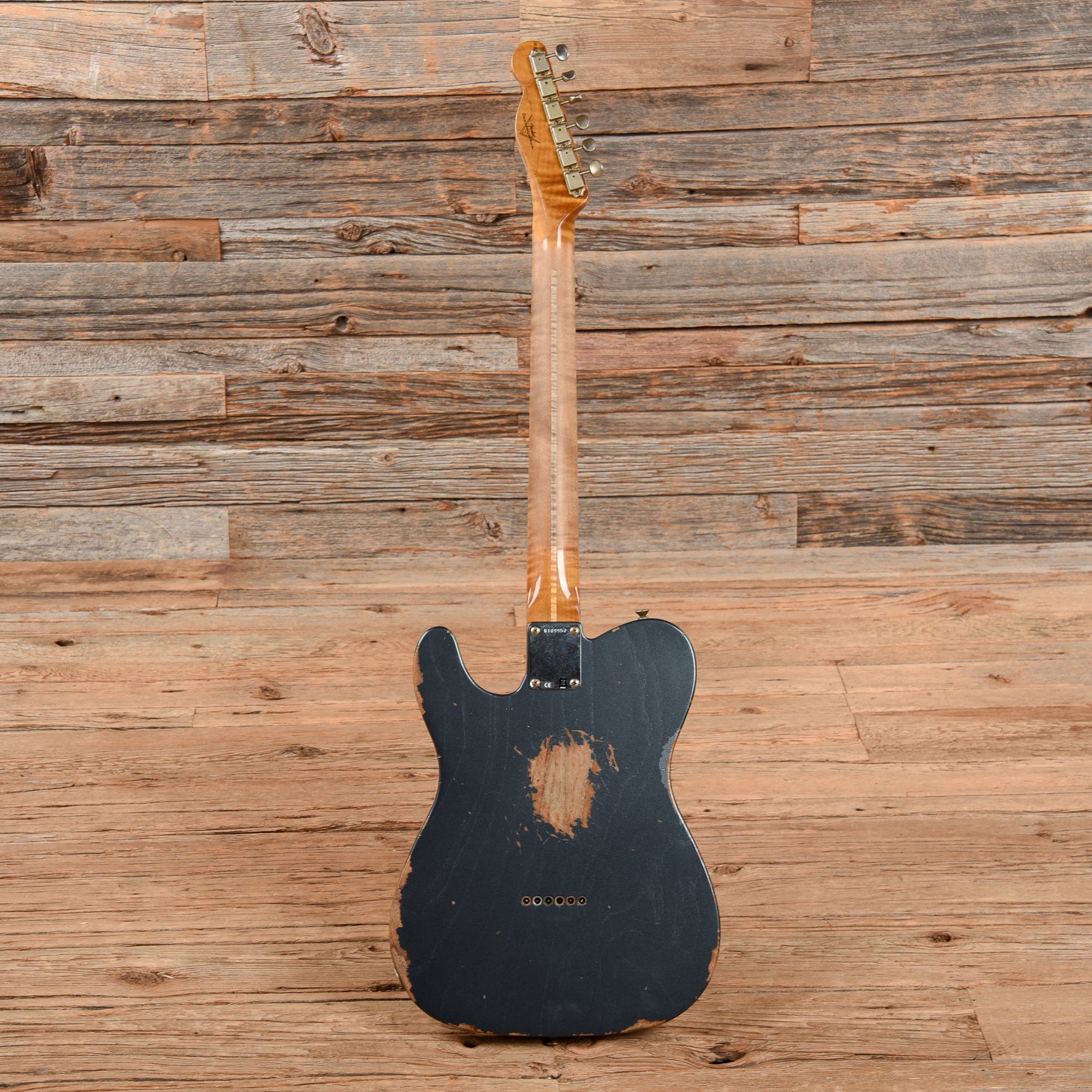 Fender Custom Shop "Eddie's Guitars" 57 Telecaster Relic Charcoal Fros ...
