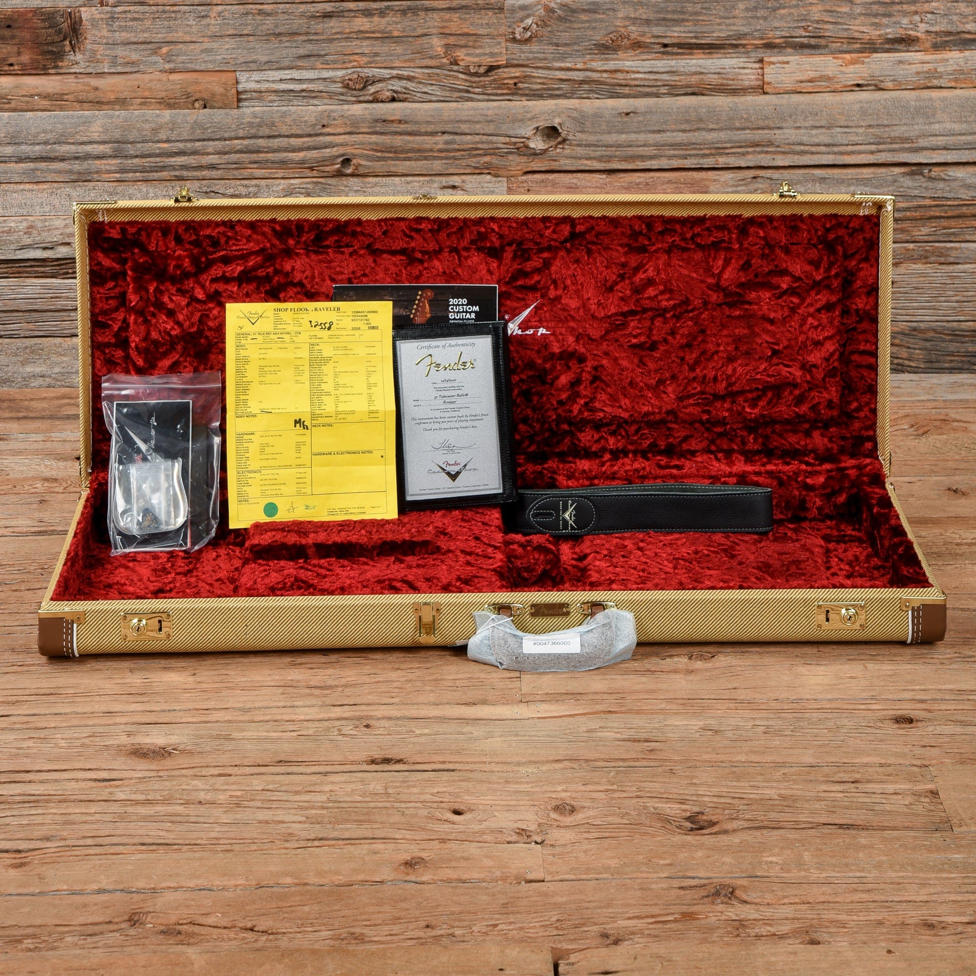 Fender Custom Shop "Eddie's Guitars" 57 Telecaster Relic Charcoal Fros ...