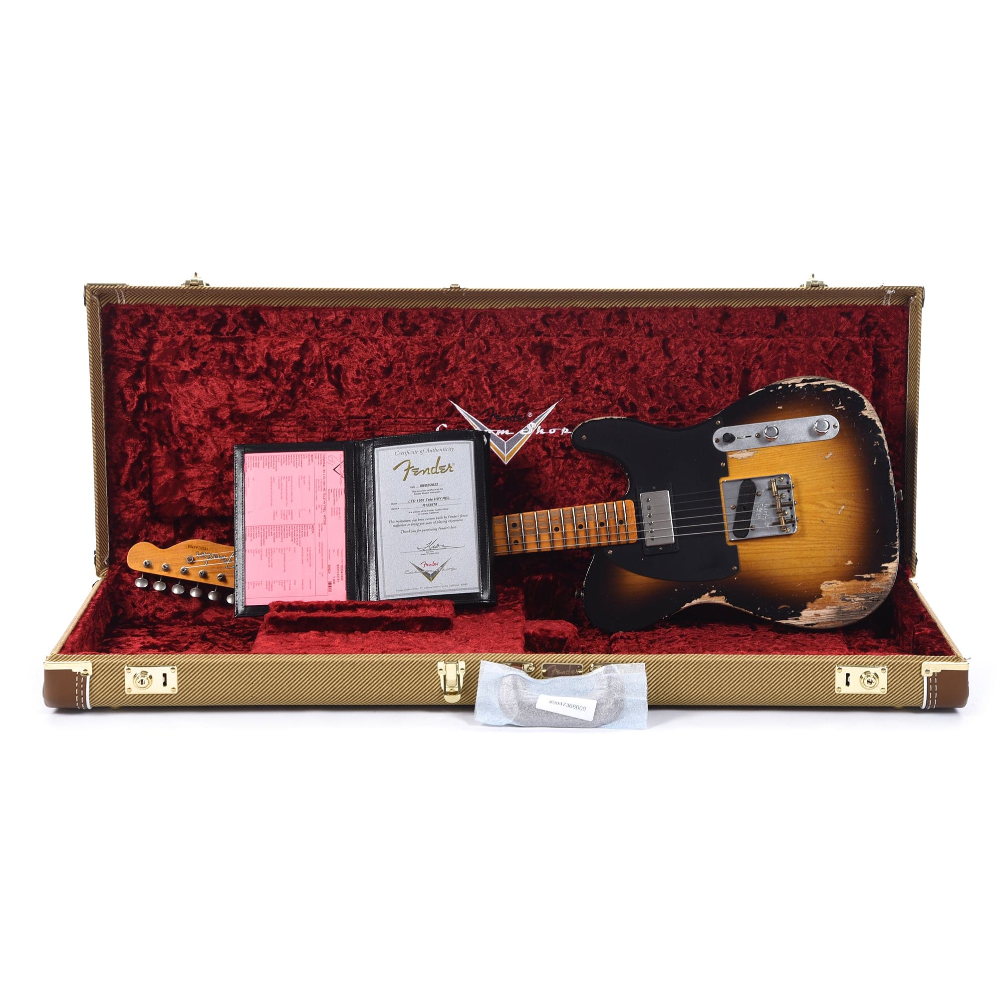 Fender Custom Shop Limited Edition '51 HS Telecaster Heavy Relic Wide ...