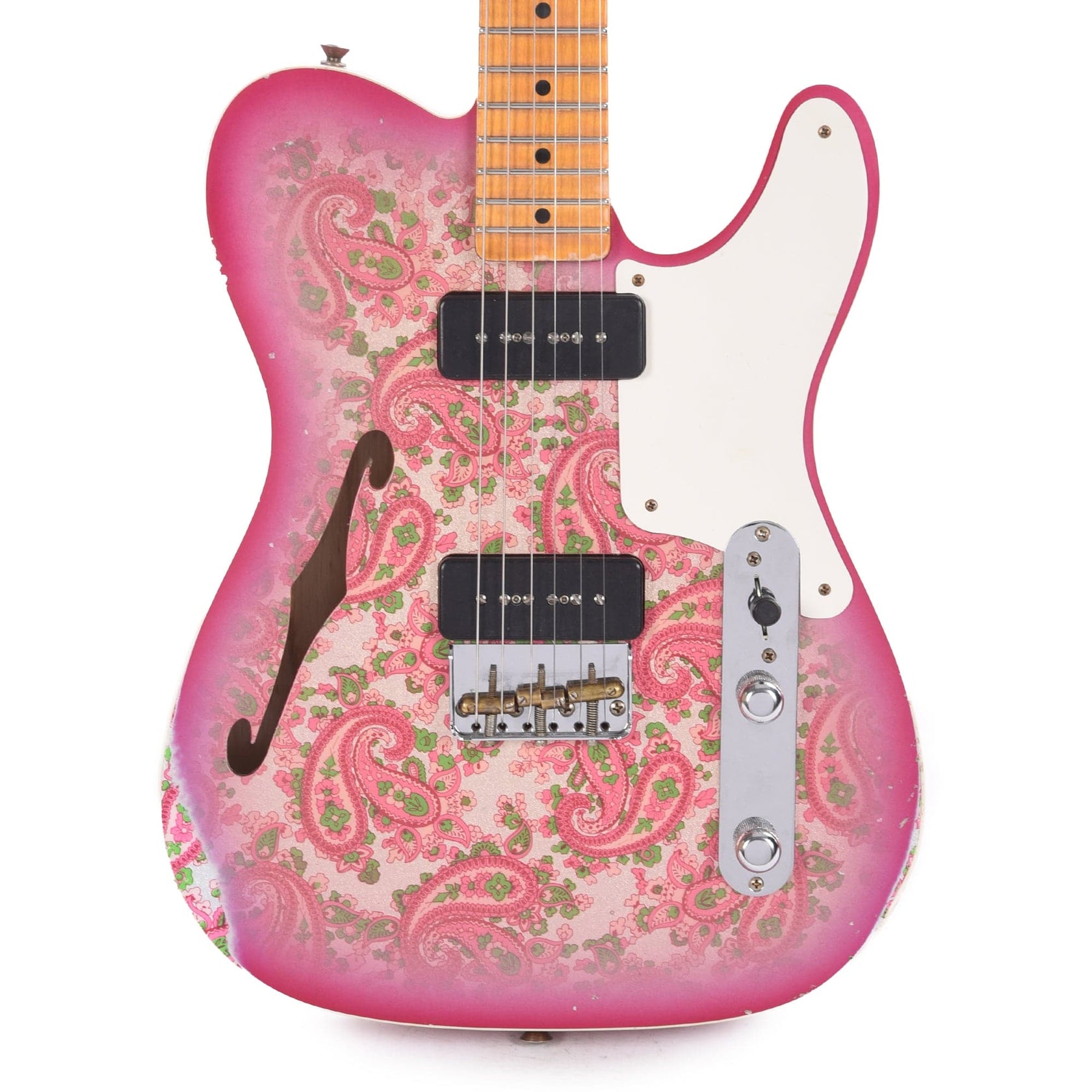 Fender Custom Shop Limited Edition Dual P90 Telecaster Relic Pink Pais ...
