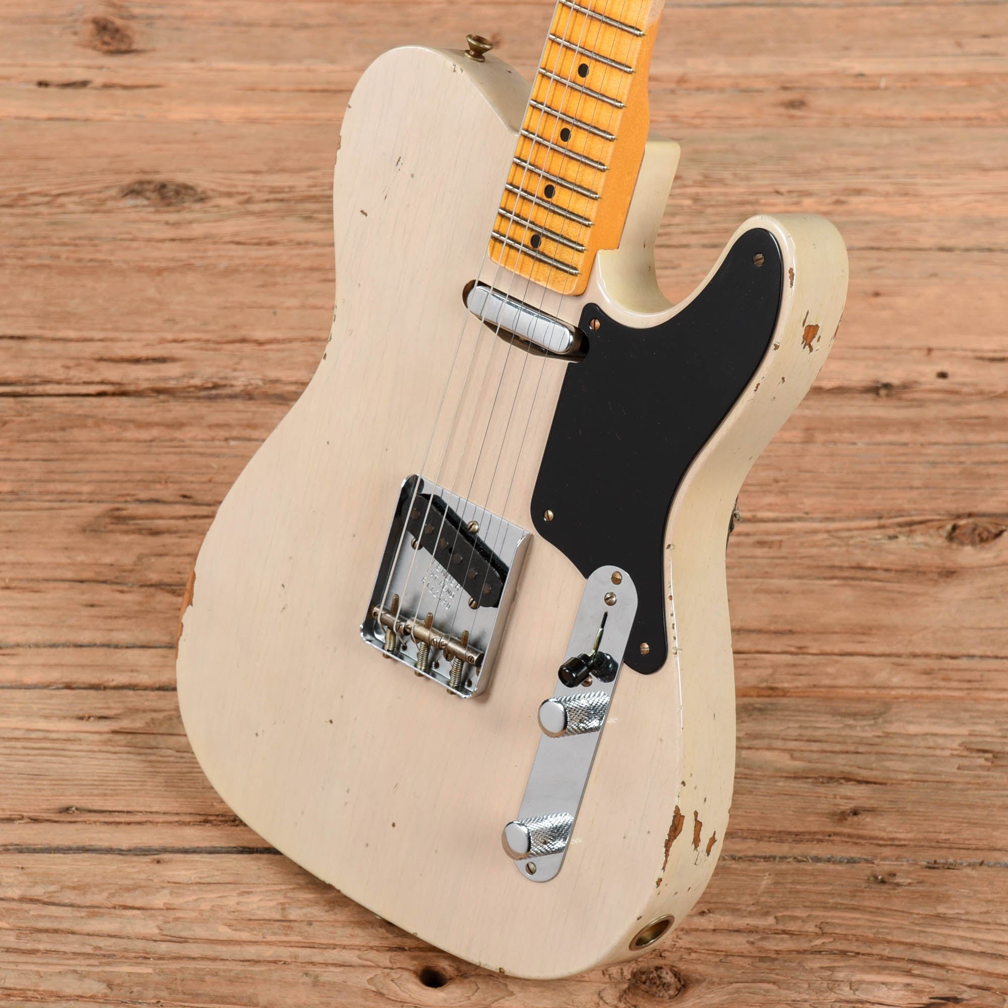 Fender Custom Shop Limited Roasted Pine Double Esquire Aged White Blon ...