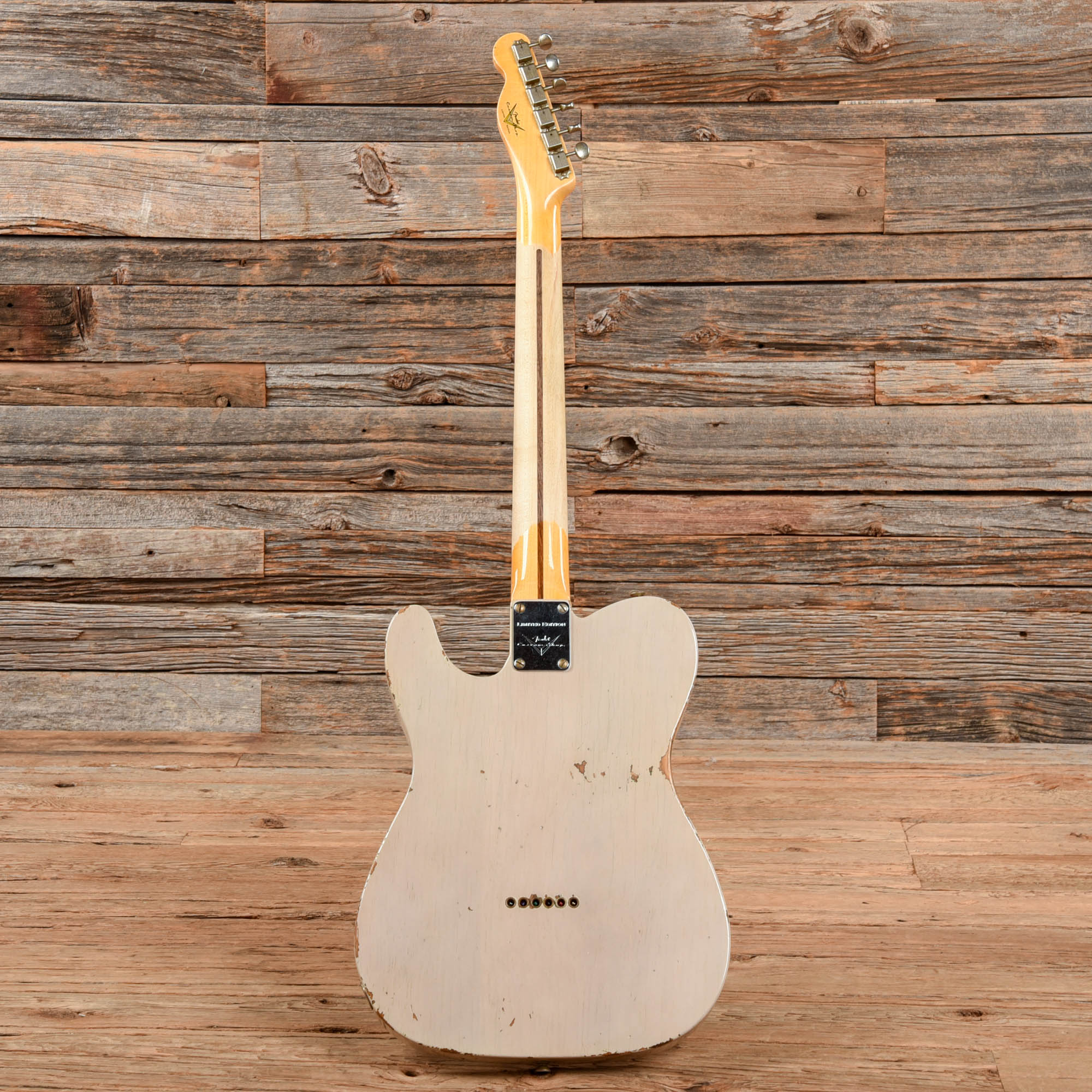 Fender Custom Shop Limited Roasted Pine Double Esquire Aged White Blon ...