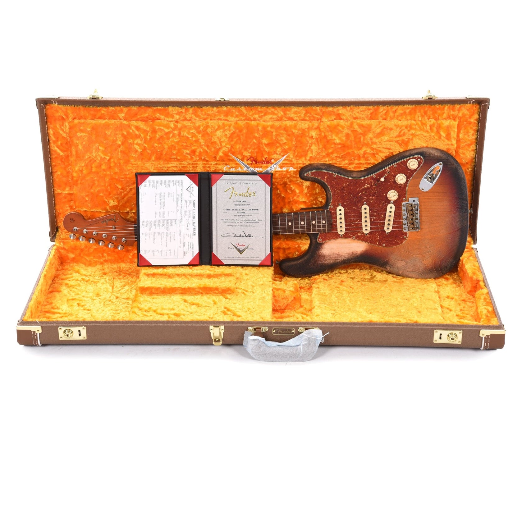 Fender Custom Shop Sand Blast Stratocaster Heavy Relic Faded 3-Color S ...