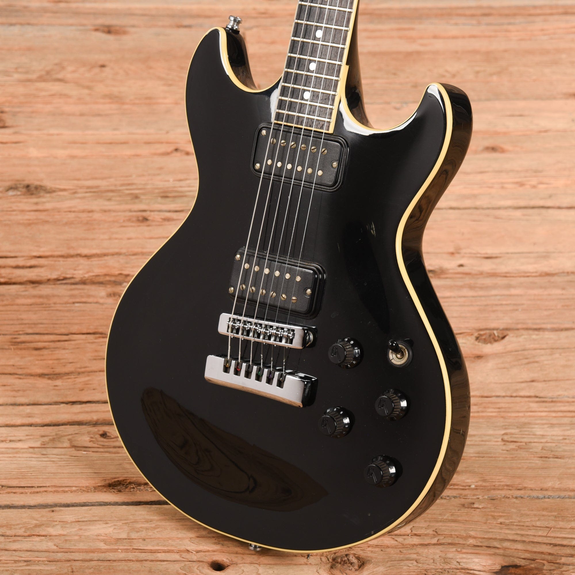Fender Flame Standard Black 1980s – Chicago Music Exchange