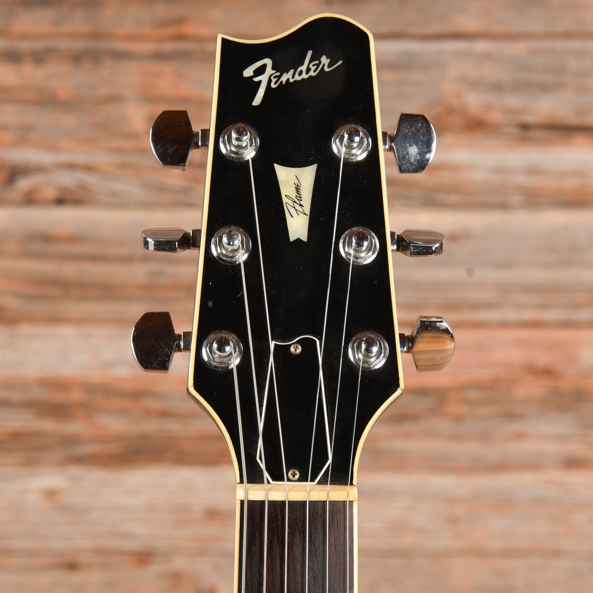 Fender Flame Standard Black 1980s – Chicago Music Exchange