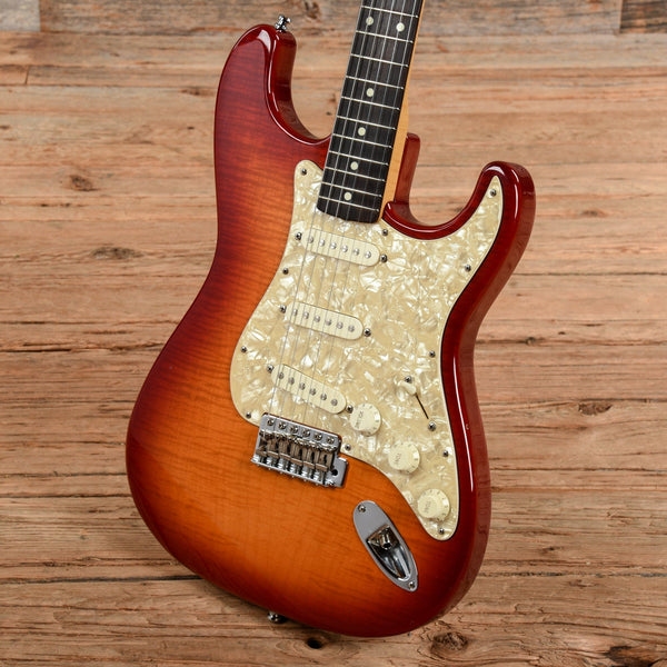 Fender Foto Flame Stratocaster Sunburst 1995 – Chicago Music Exchange