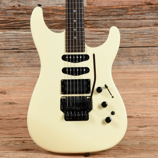 Fender HM Strat HSS Bright White 1989 – Chicago Music Exchange
